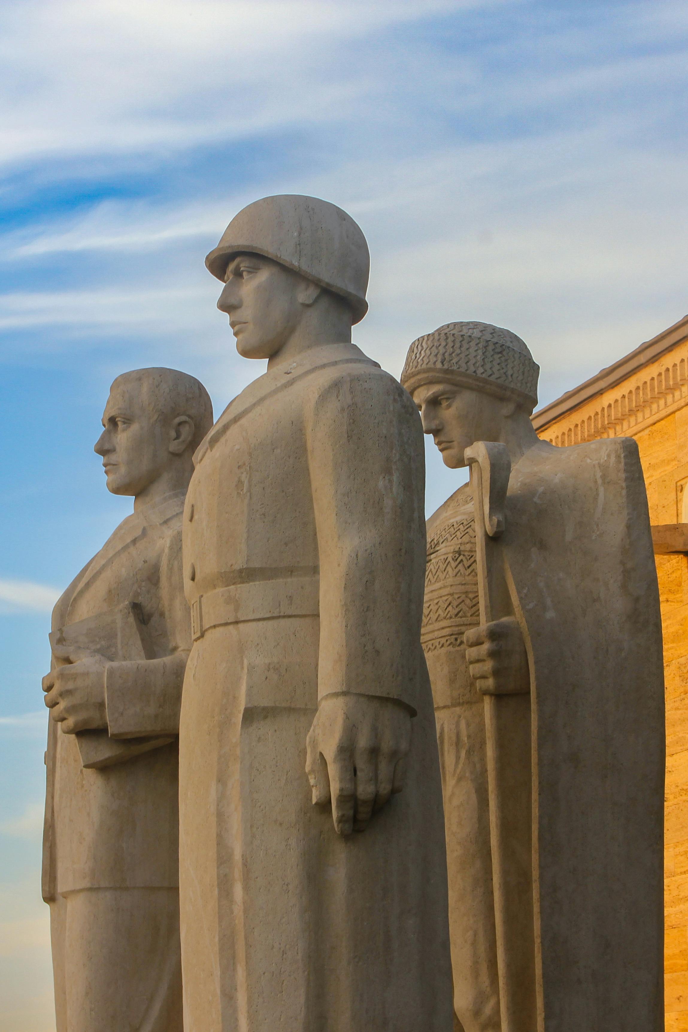 Monumental Statues at Anıtkabir in Ankara · Free Stock Photo