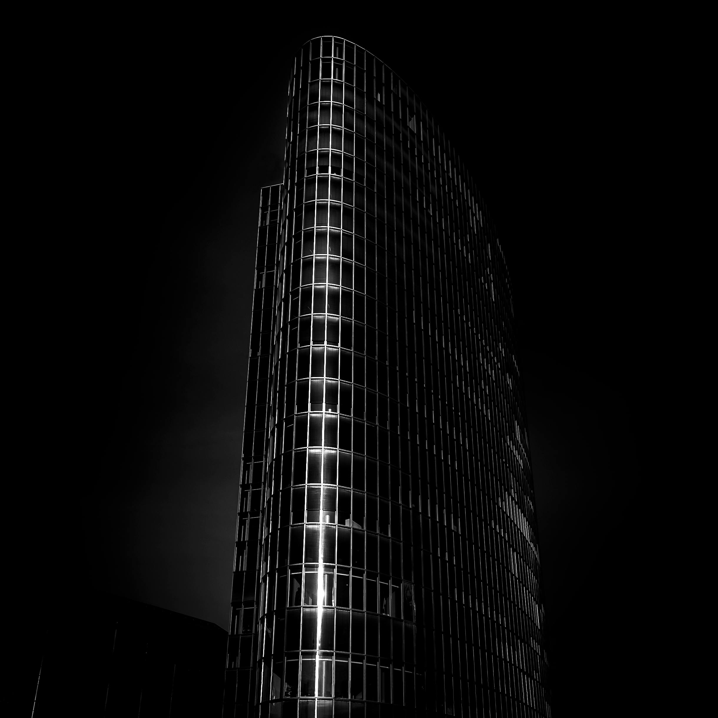 Total Building Greyscale Photo · Free Stock Photo