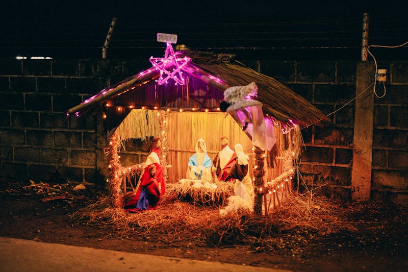 Christmas Nativity Scene Background Photos, Download The BEST Free ...