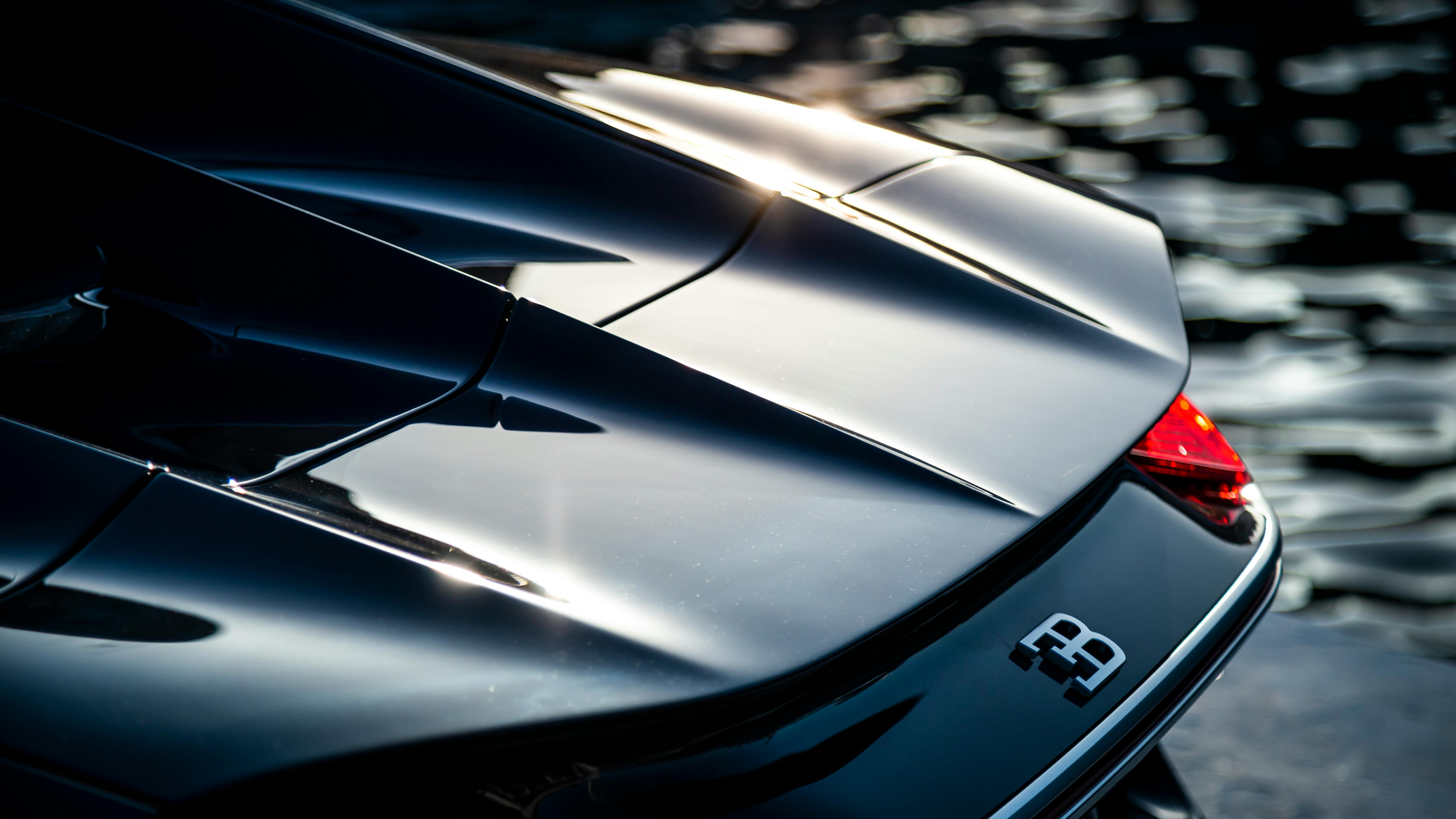 Elegant Bugatti Supercar Detail in Marbella · Free Stock Photo
