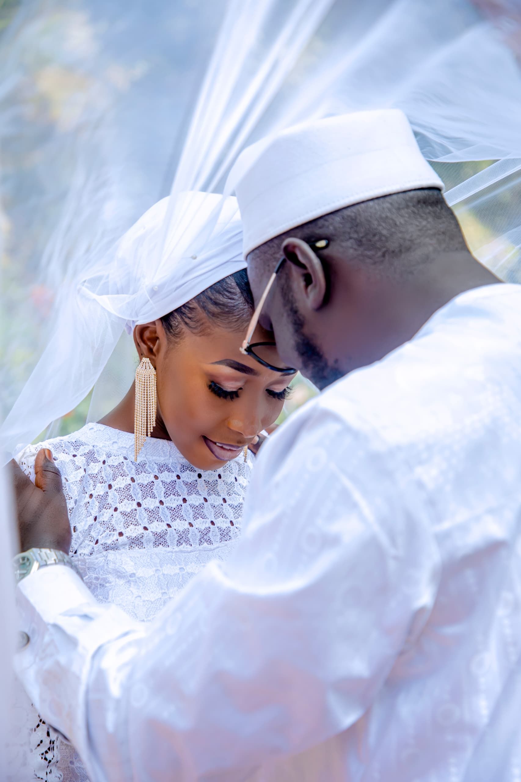 Elegant Wedding Portrait in Mali · Free Stock Photo