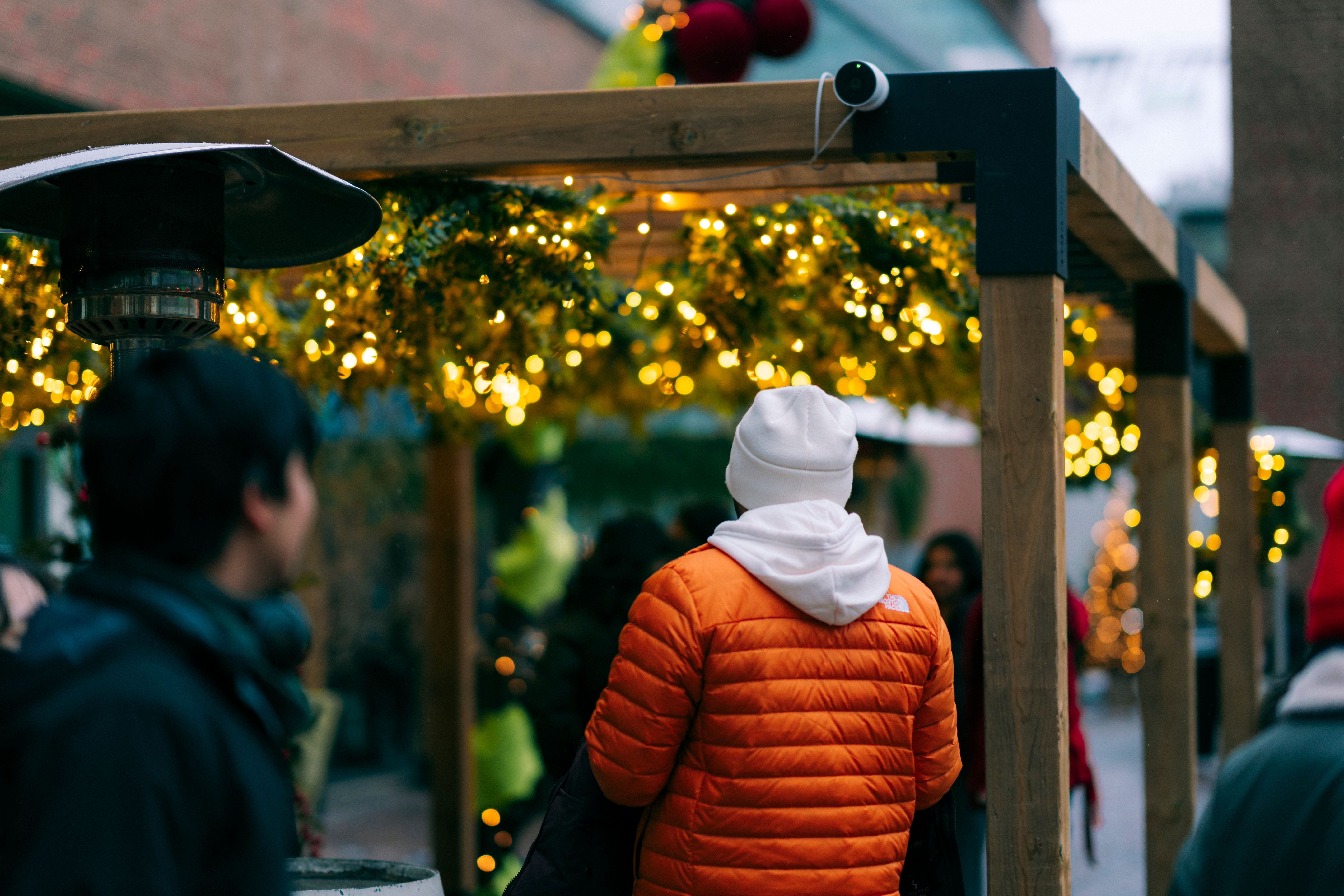 Festive Winter Street Scene in Toronto · Free Stock Photo