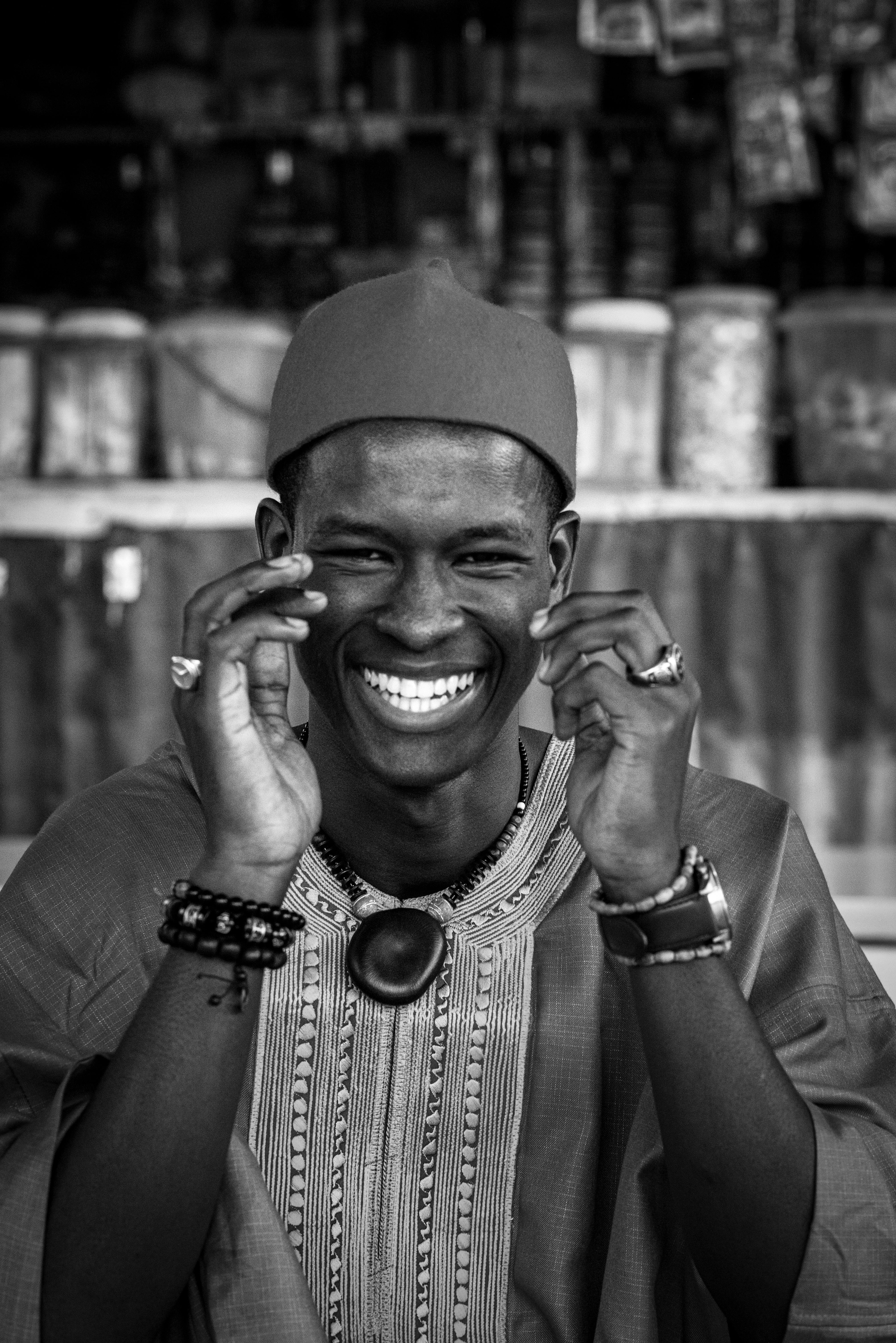 Smiling Man in Traditional African Attire · Free Stock Photo