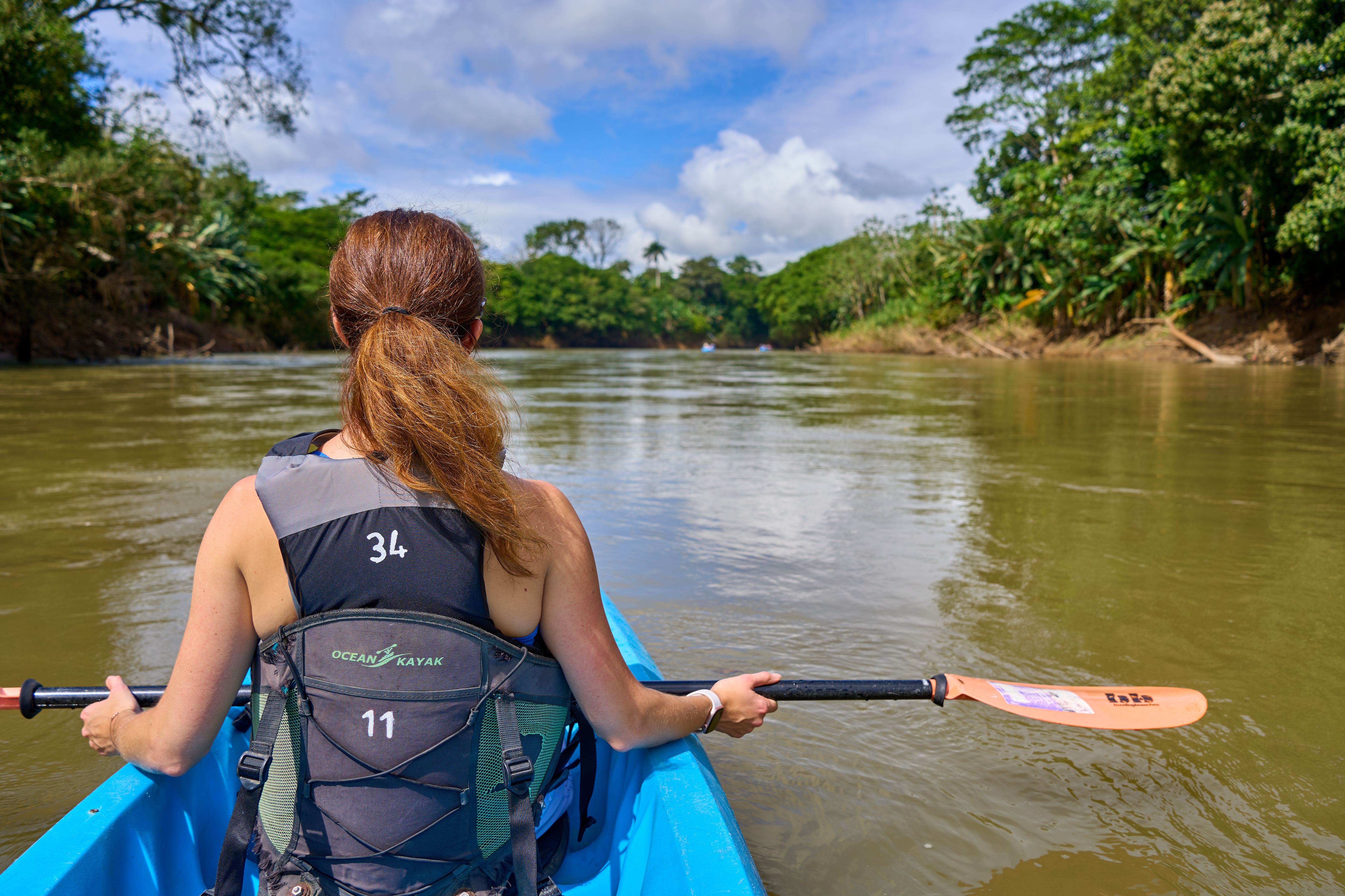 Kayaking Adventure on Tropical River · Free Stock Photo