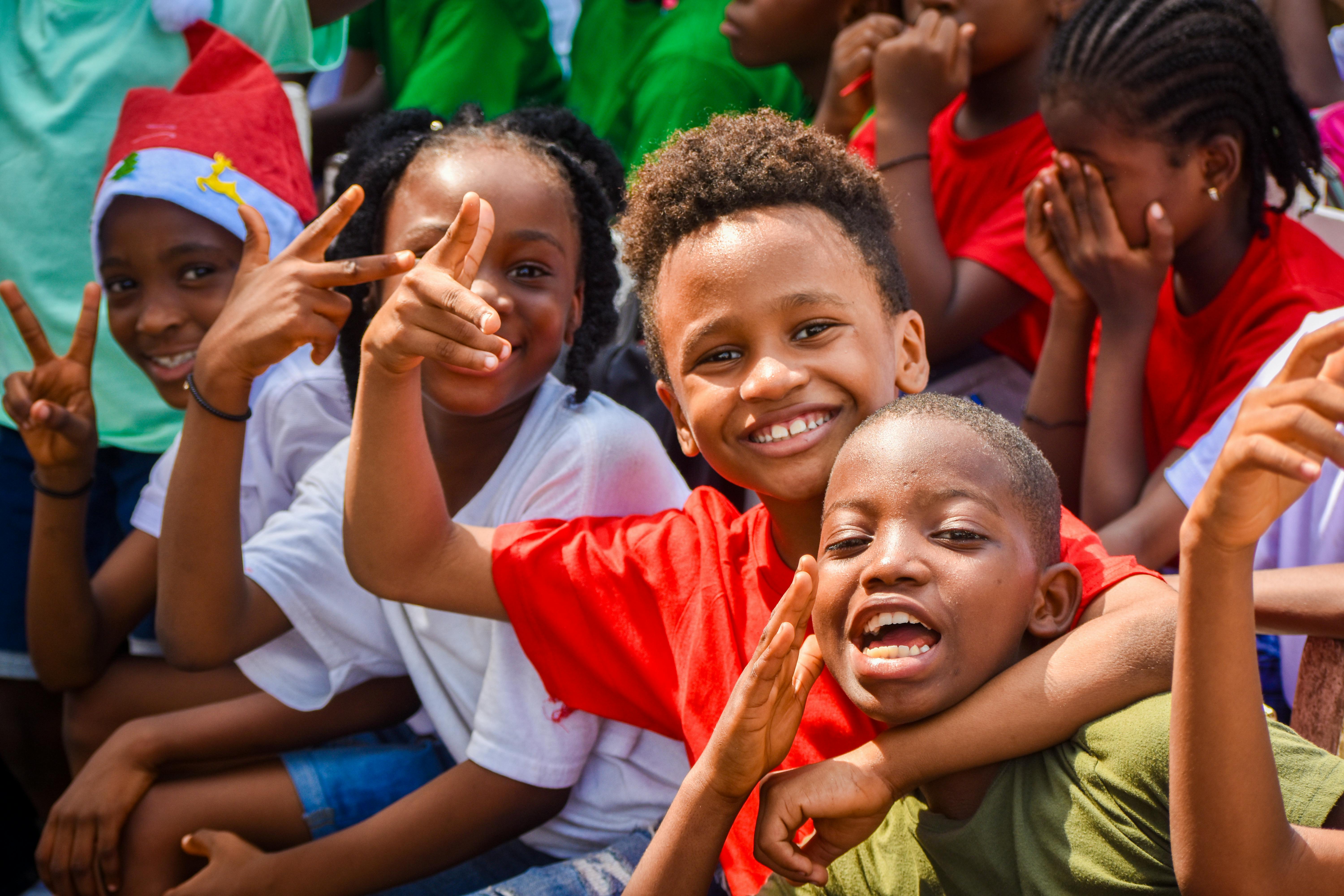 Joyful Children Playing in Monrovia, Liberia · Free Stock Photo