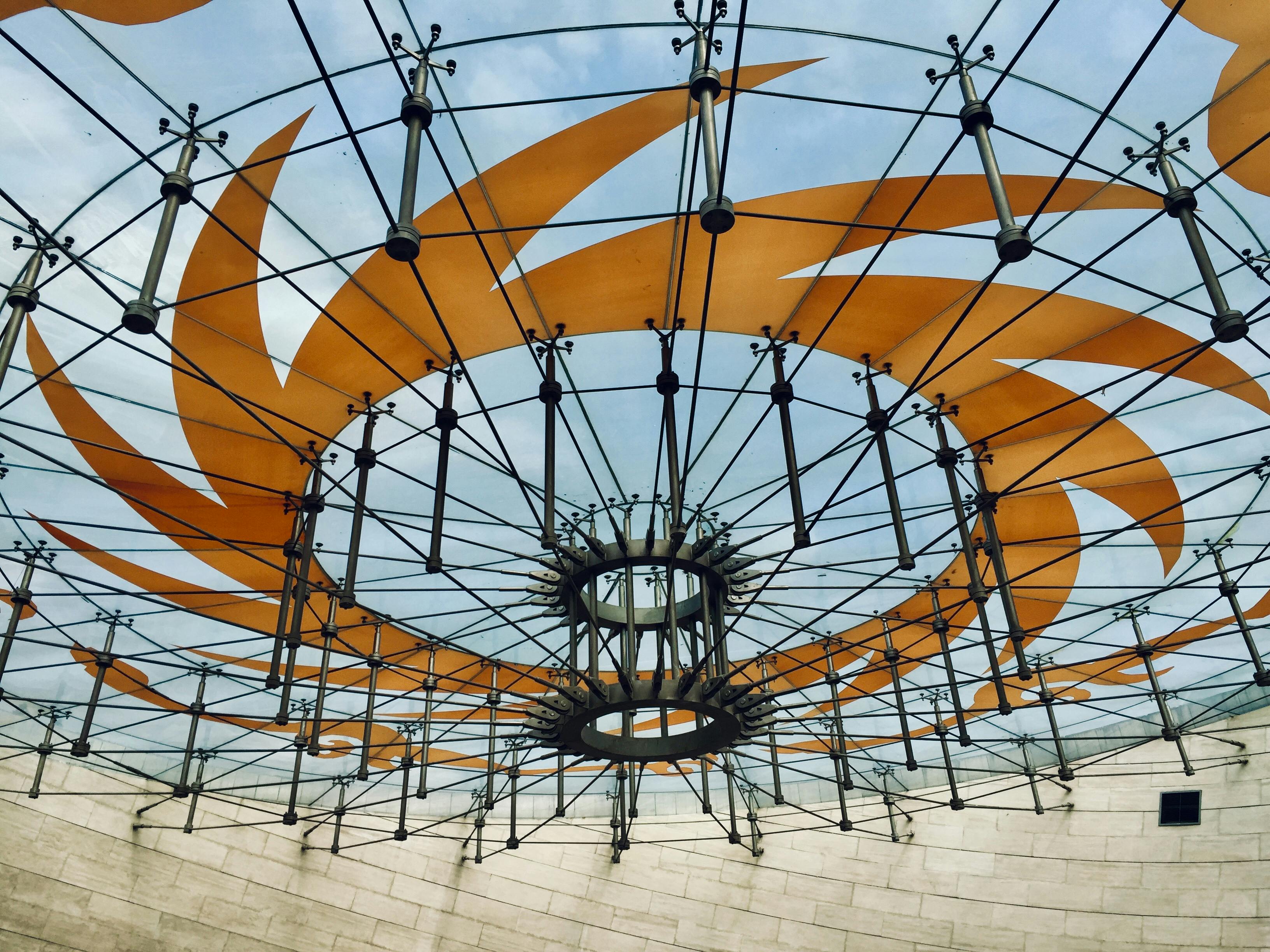 Modern Architectural Glass Ceiling Design · Free Stock Photo