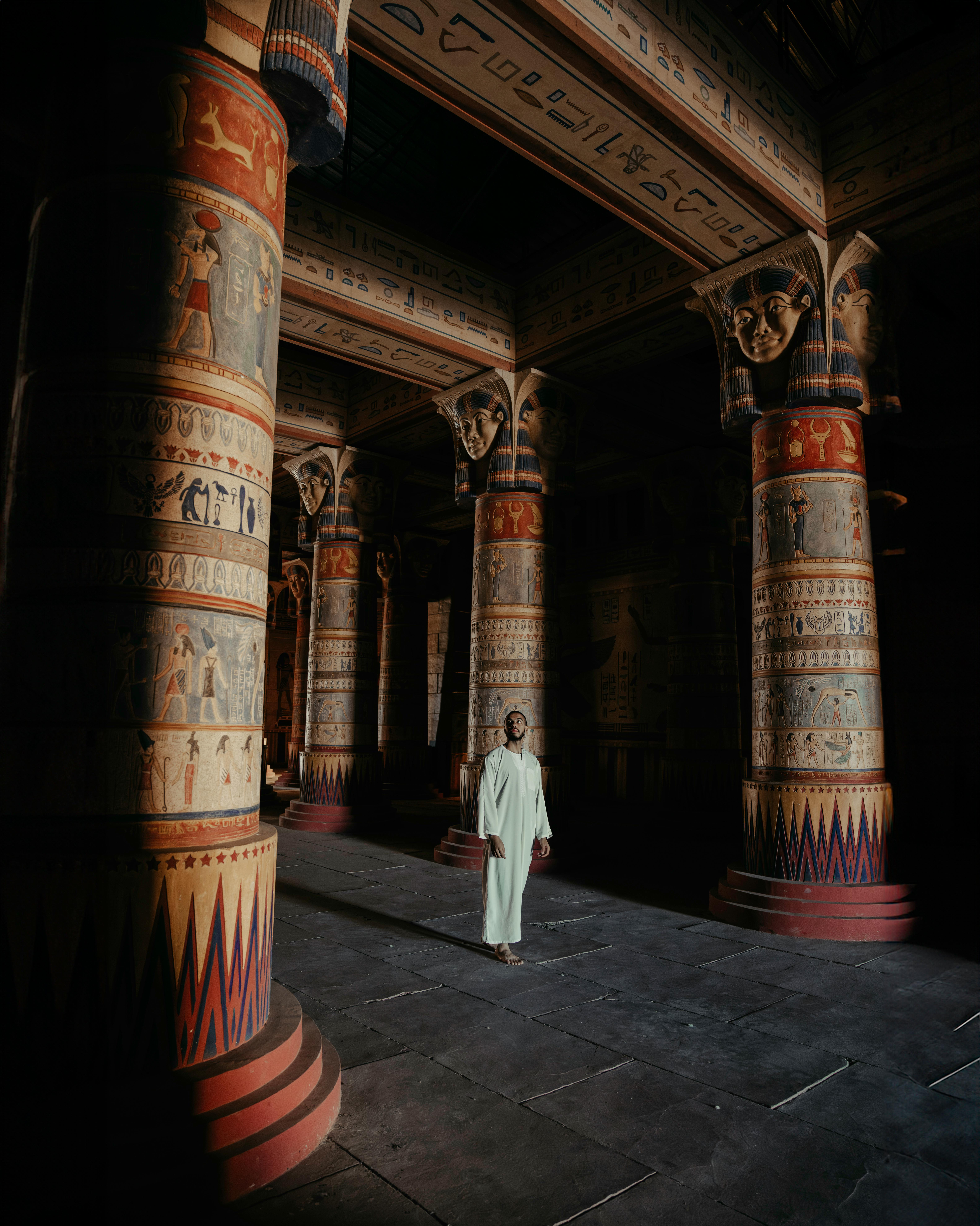 Ancient Temple Interior in Morocco · Free Stock Photo