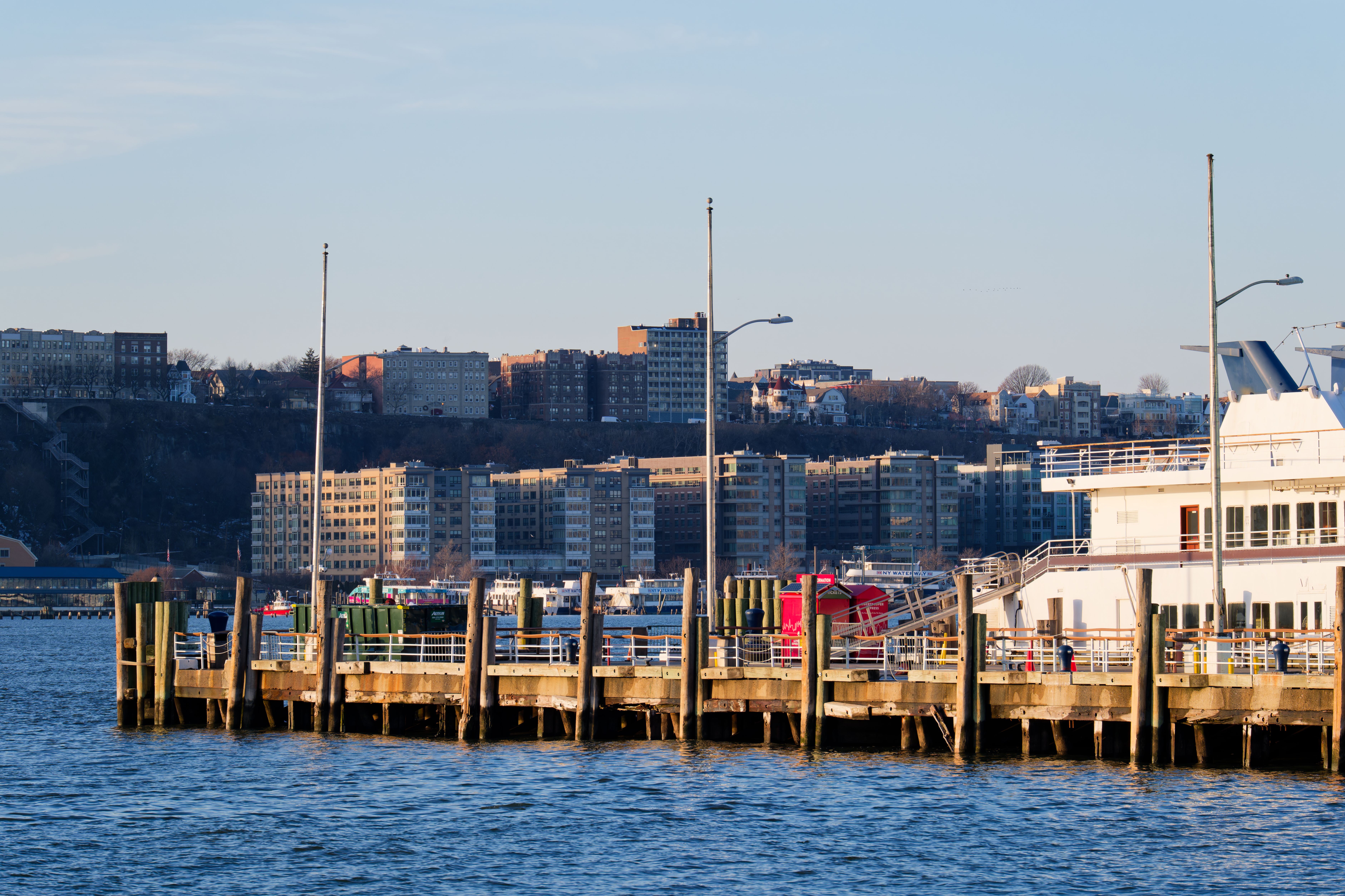 Urban Waterfront View of New York City Dock · Free Stock Photo