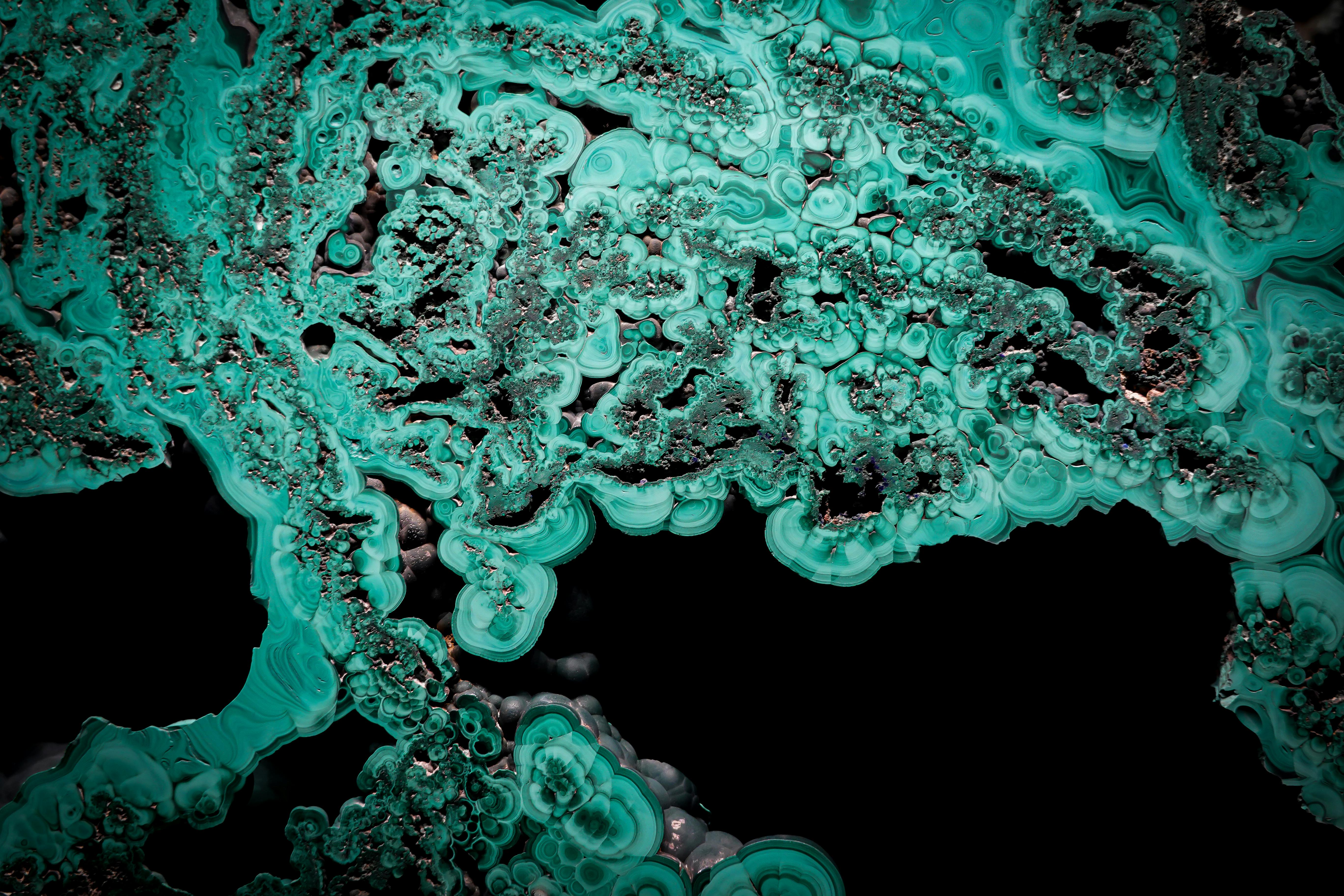 Eye-Catching Abstract Malachite Pattern Texture · Free Stock Photo
