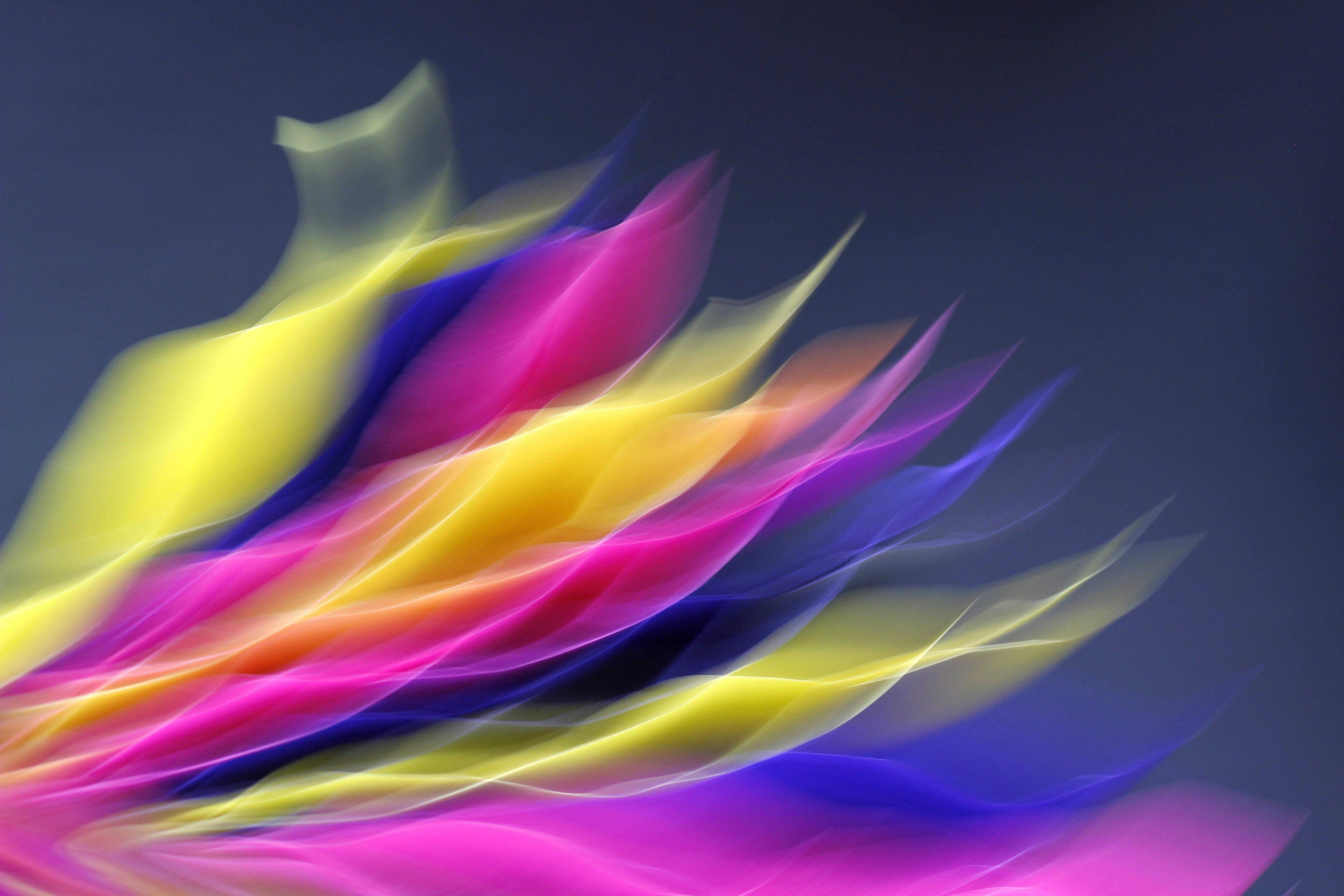Vibrant Abstract Color Motion Blur Art · Free Stock Photo