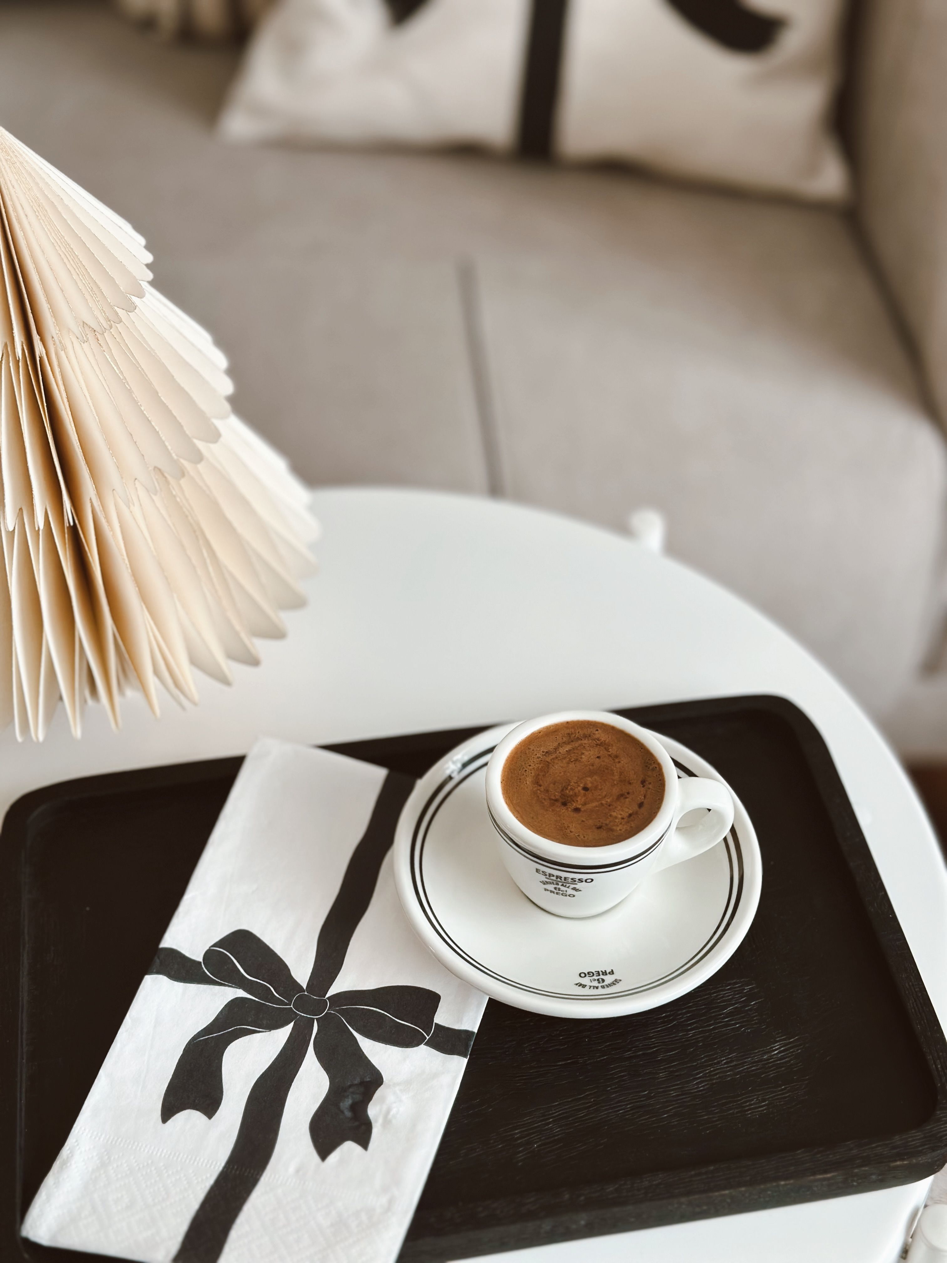 Elegant Coffee Setup on Modern Tray · Free Stock Photo