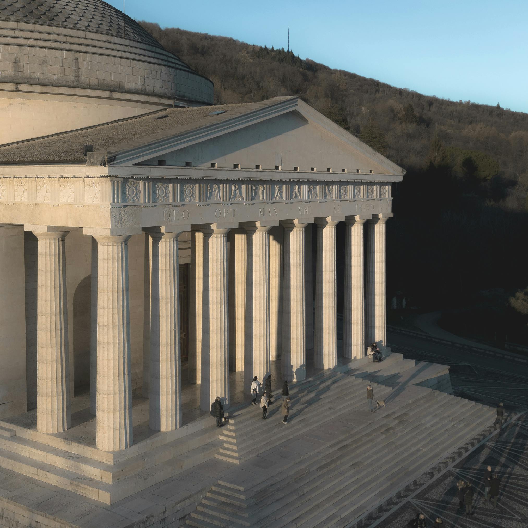 Neoclassical Temple in Possagno, Italy at Dusk · Free Stock Photo