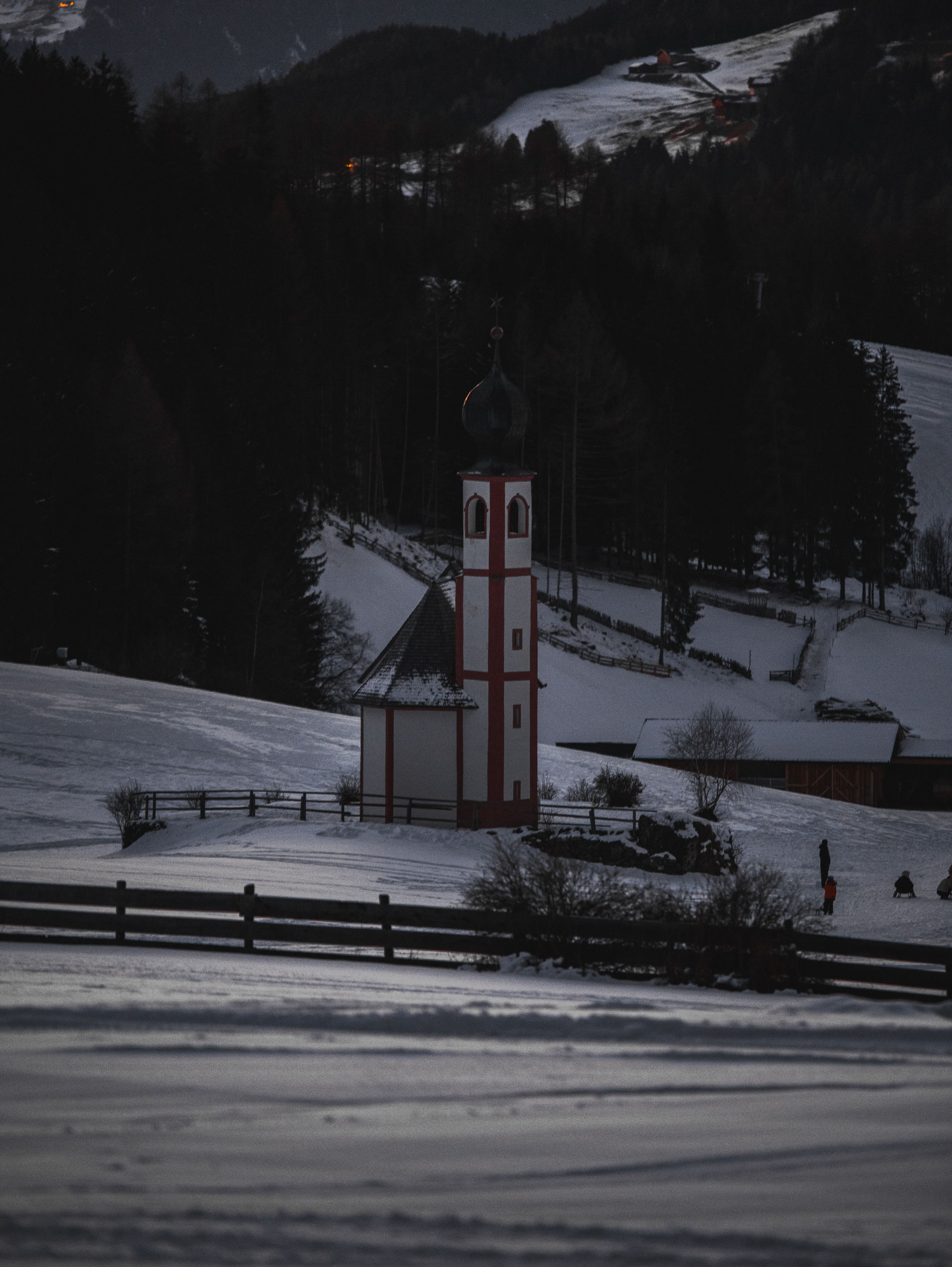 Charming Winter Chapel in Trentino-Alto Adige · Free Stock Photo