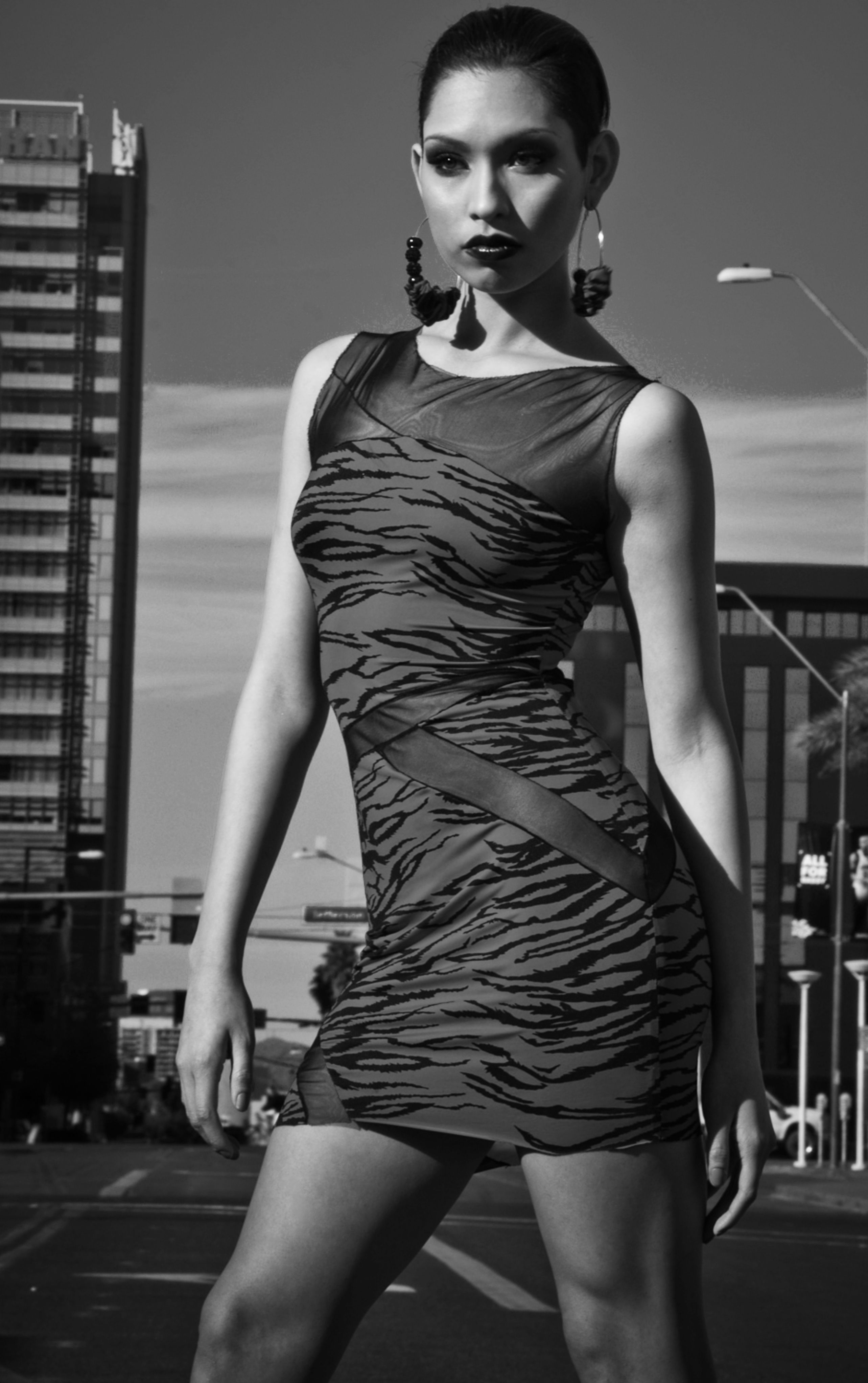 Striking Fashion Model in Urban Streetwear · Free Stock Photo