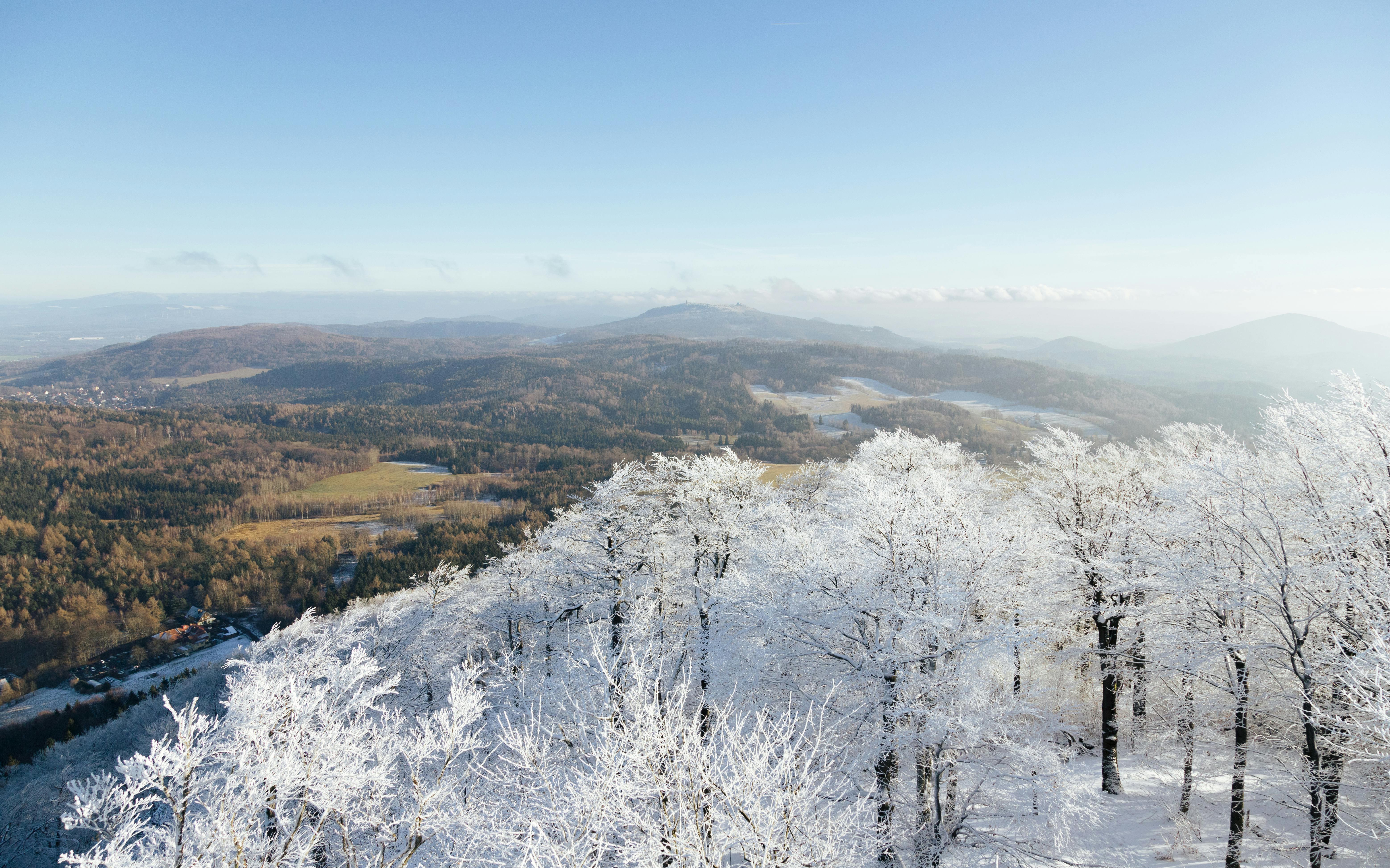 Winter Landscape in Saxony, Germany · Free Stock Photo