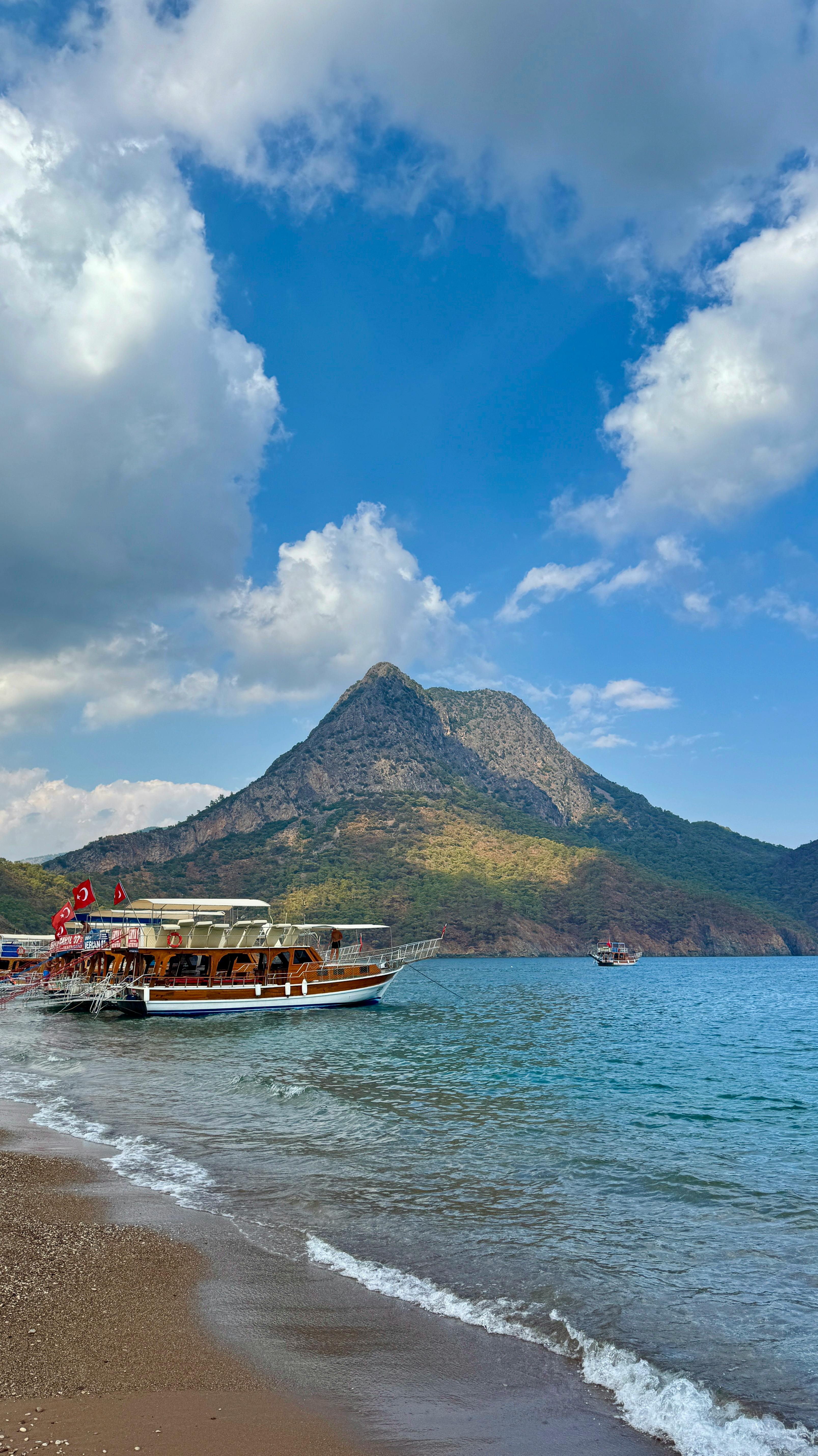 Scenic View of Turkish Coastline with Boats in Antalya · Free Stock Photo