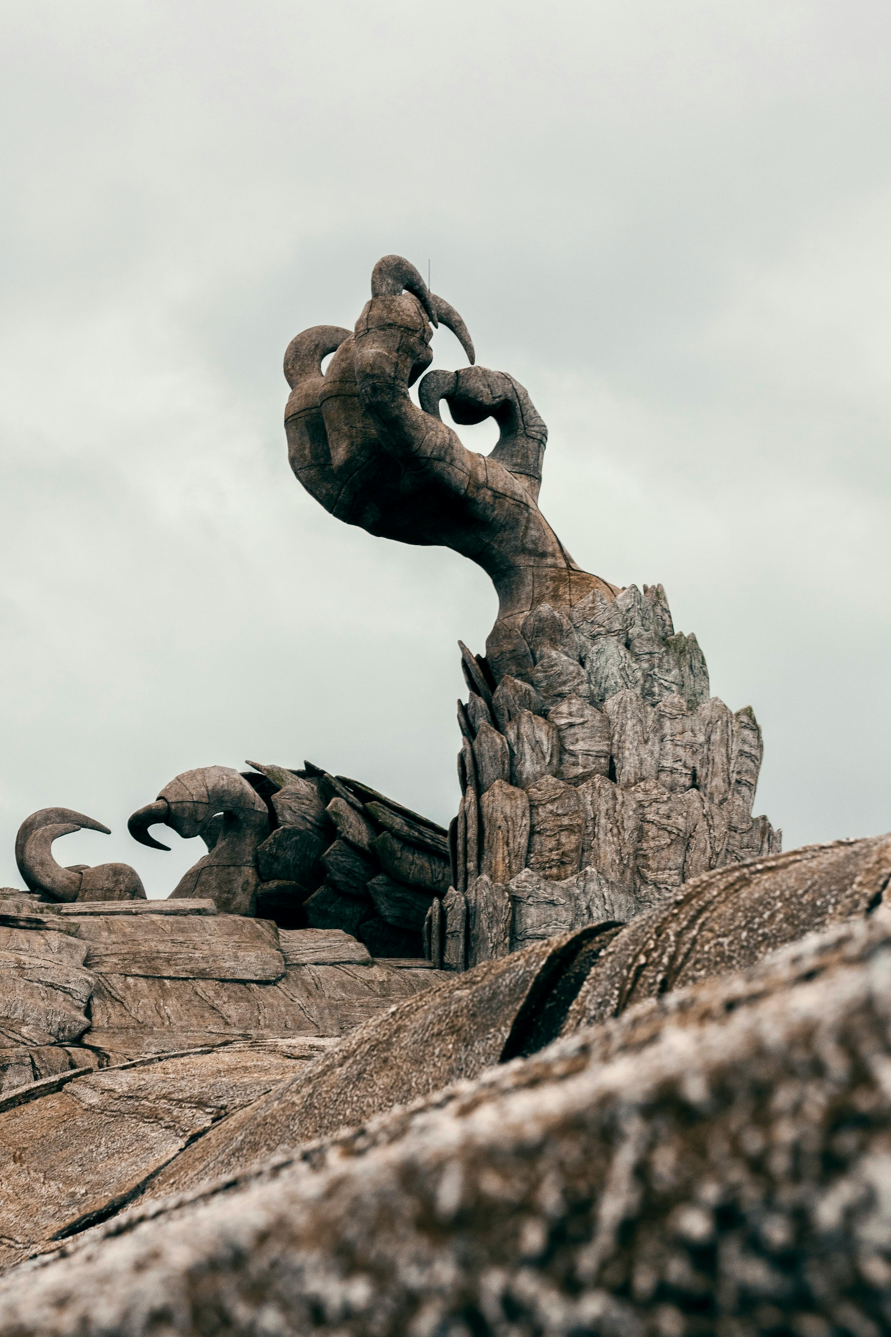Dramatic Stone Sculptures in Kerala, India · Free Stock Photo