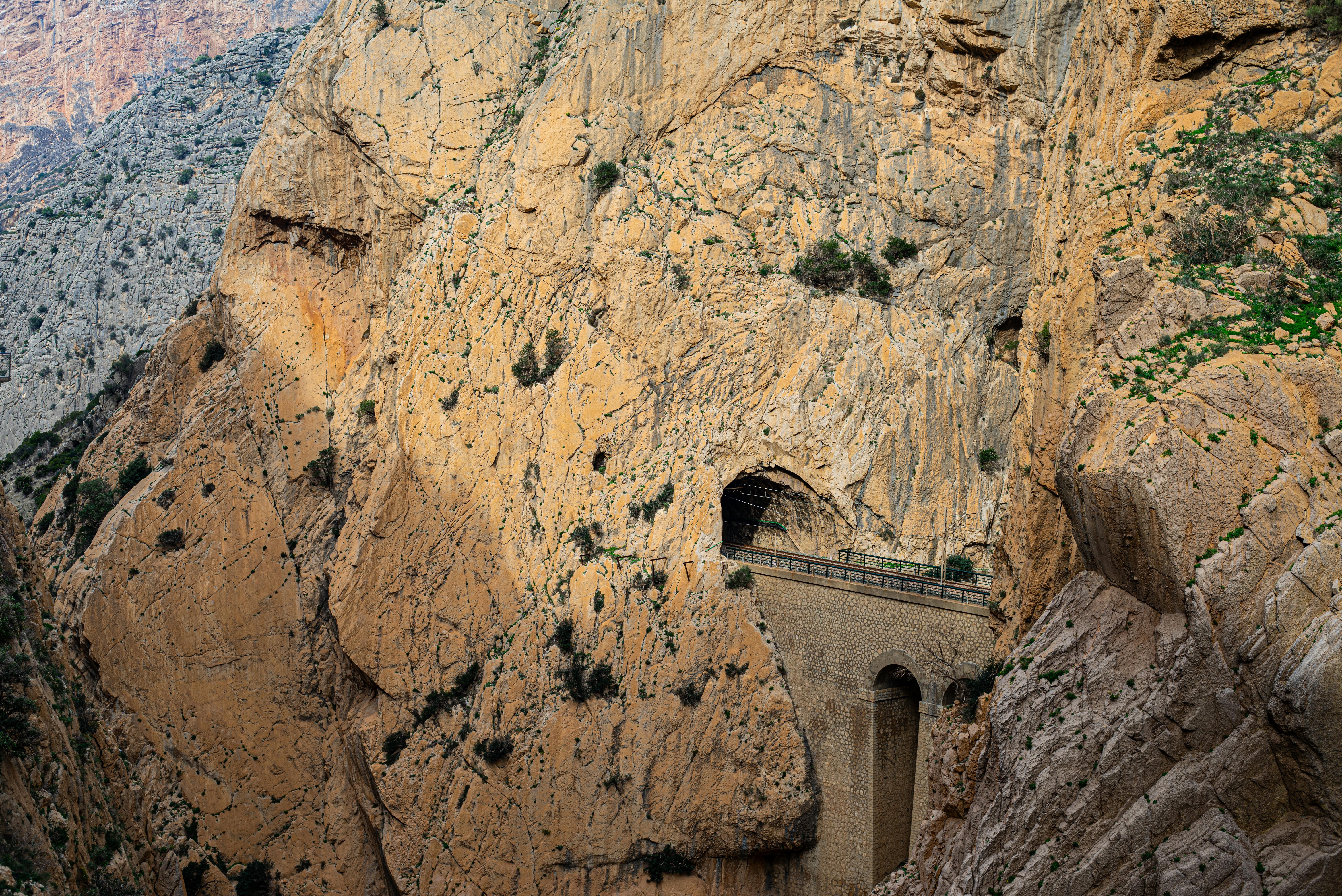 Spectacular Rocky Mountain Tunnel Landscape · Free Stock Photo