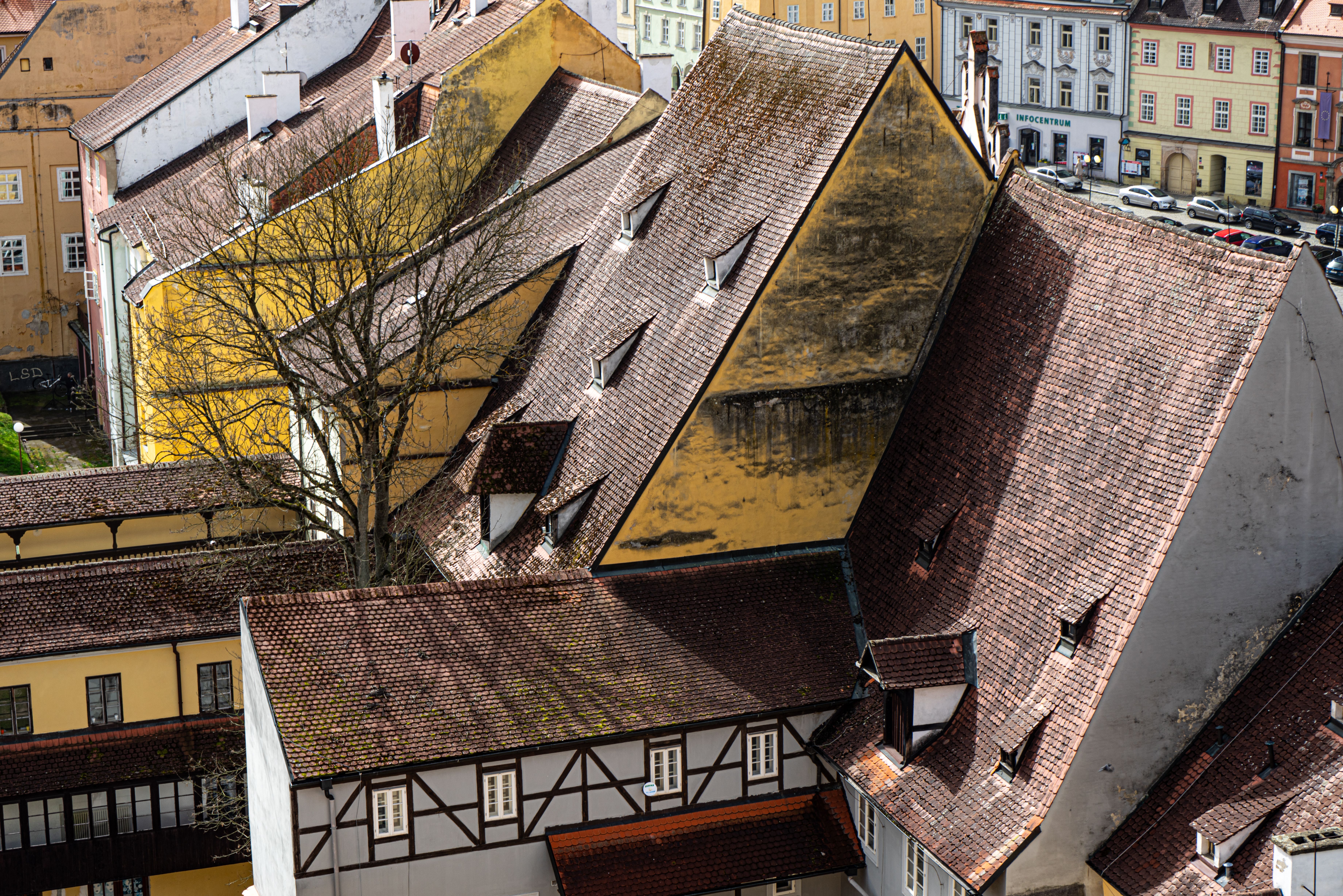Aerial View of Historic European Rooftops · Free Stock Photo