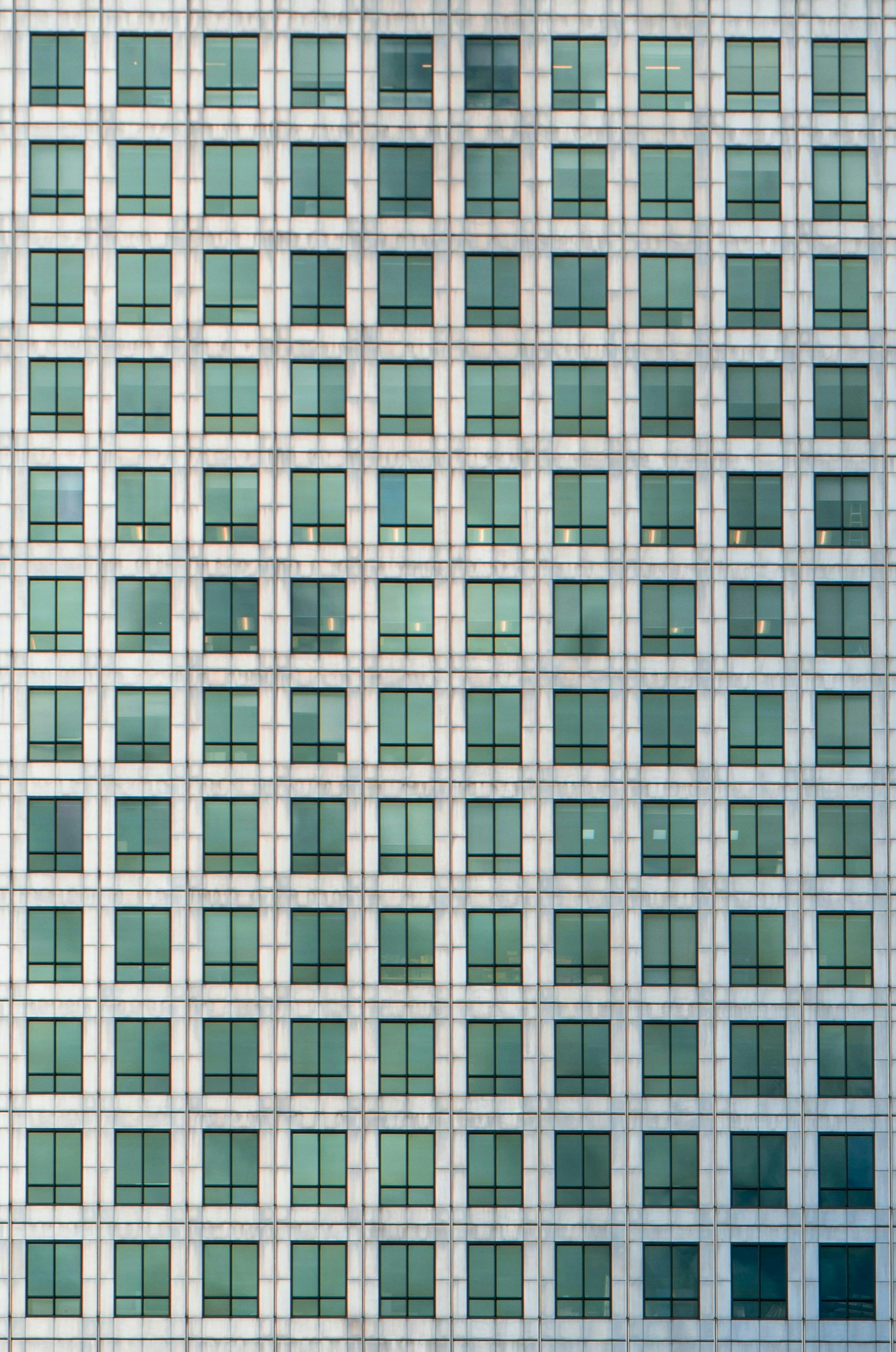 Grid Pattern of Modern Office Building in London · Free Stock Photo