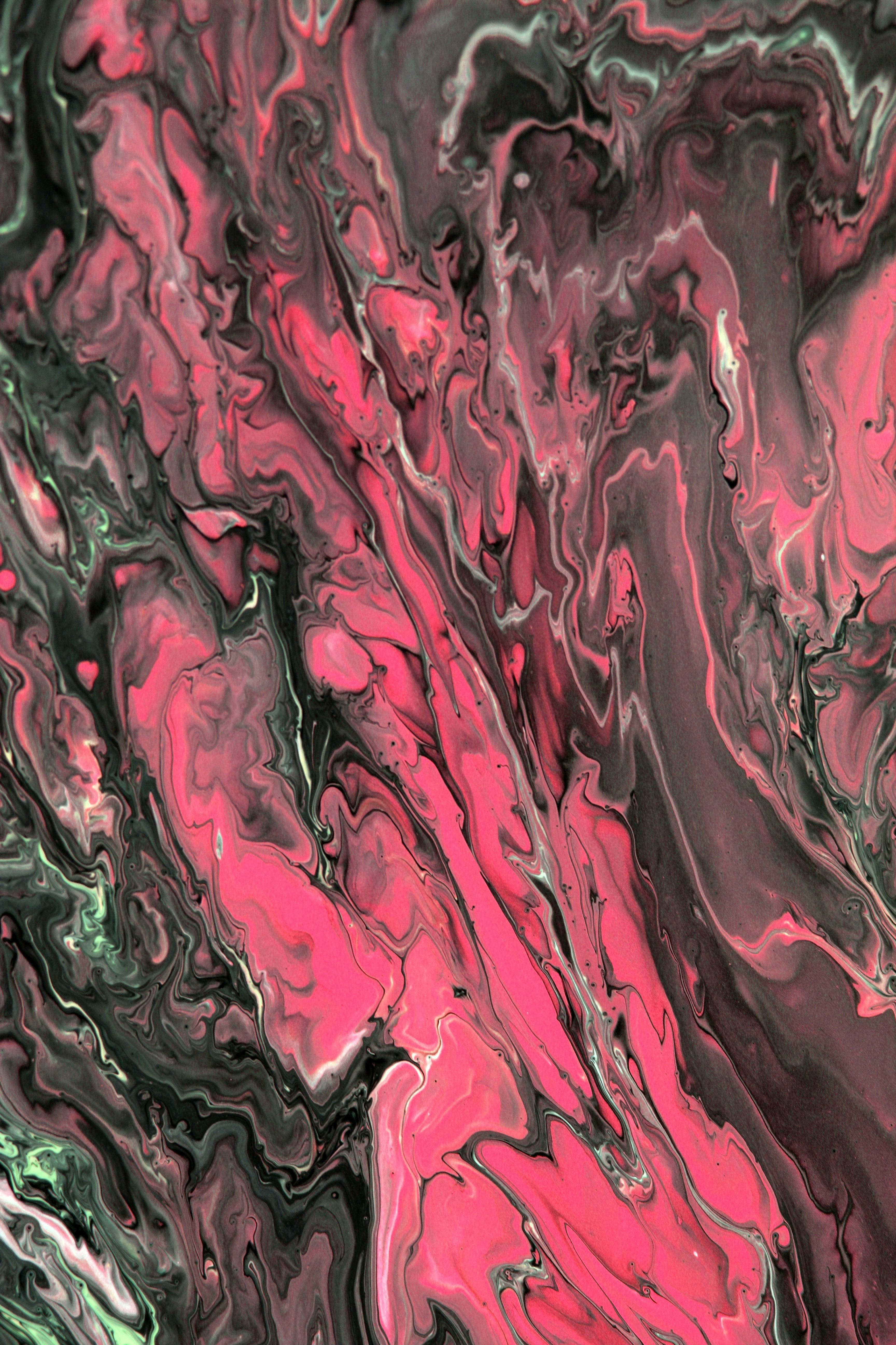 Vibrant Abstract Paint Swirl Art · Free Stock Photo