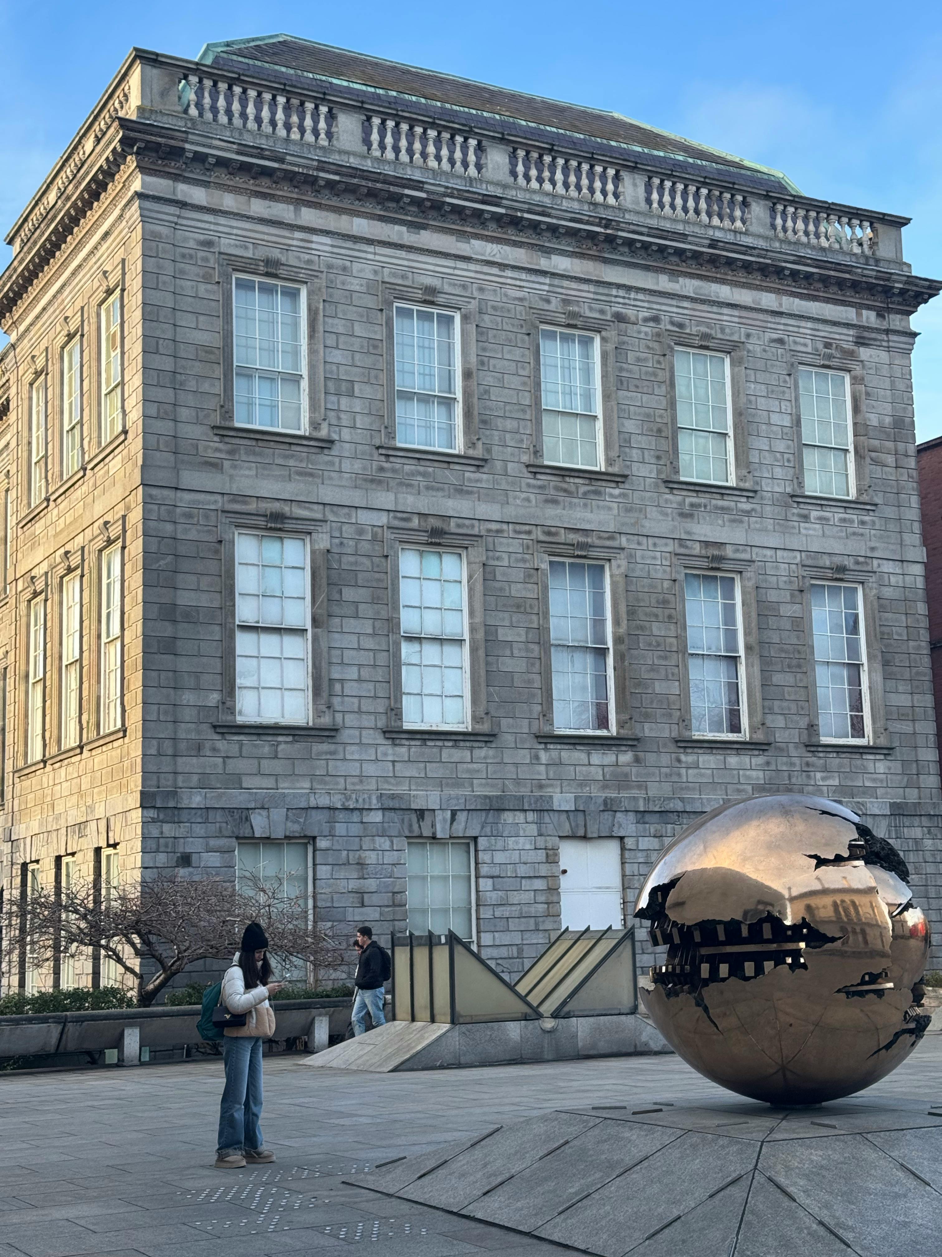 Photo of the Sphere Within Sphere by the Entrance to the Berkeley ...