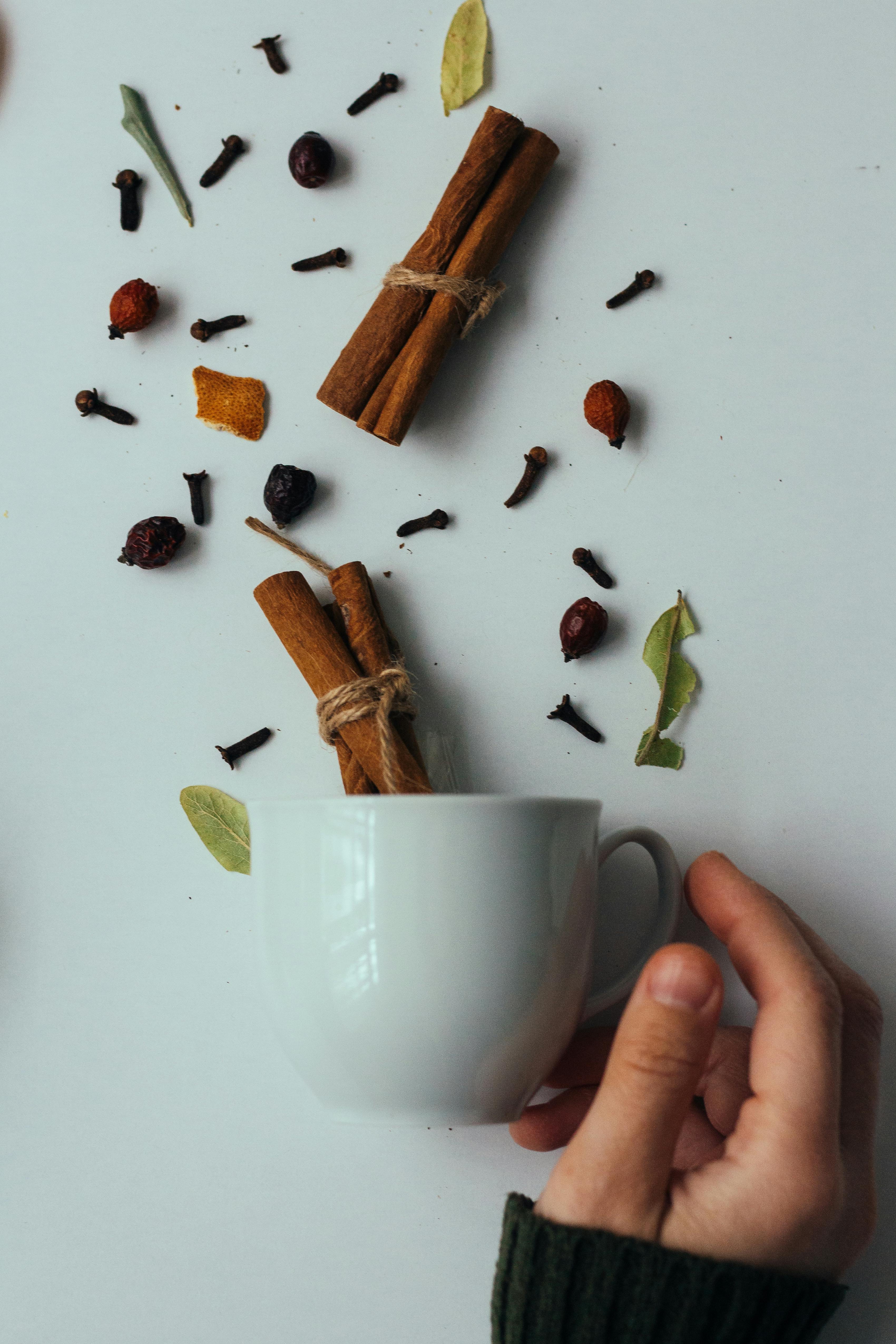 Spices and Herbs with Cinnamon and Cloves · Free Stock Photo