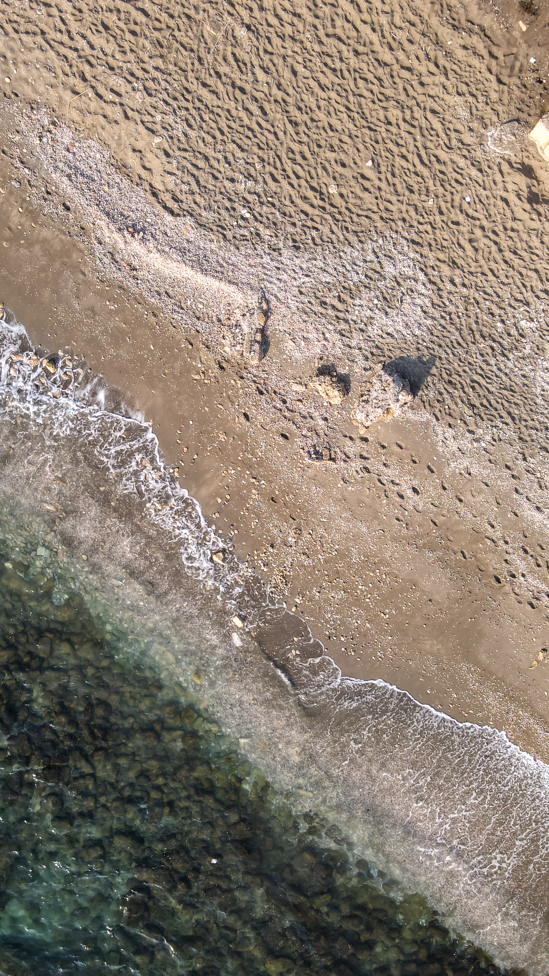 Aerial View of Caesarea Beach in Israel · Free Stock Photo