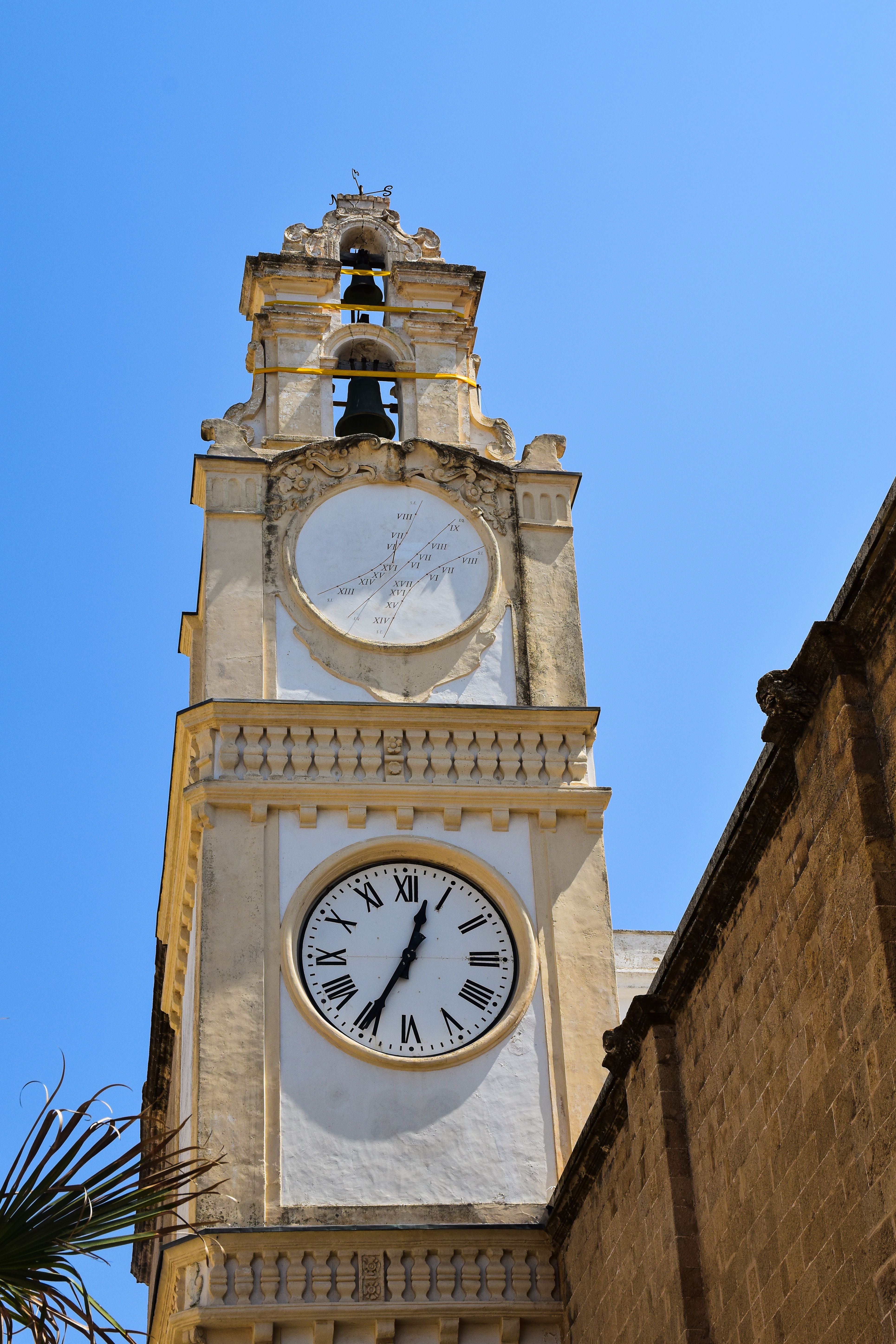 Historic Clock Tower in Apulia, Italy · Free Stock Photo