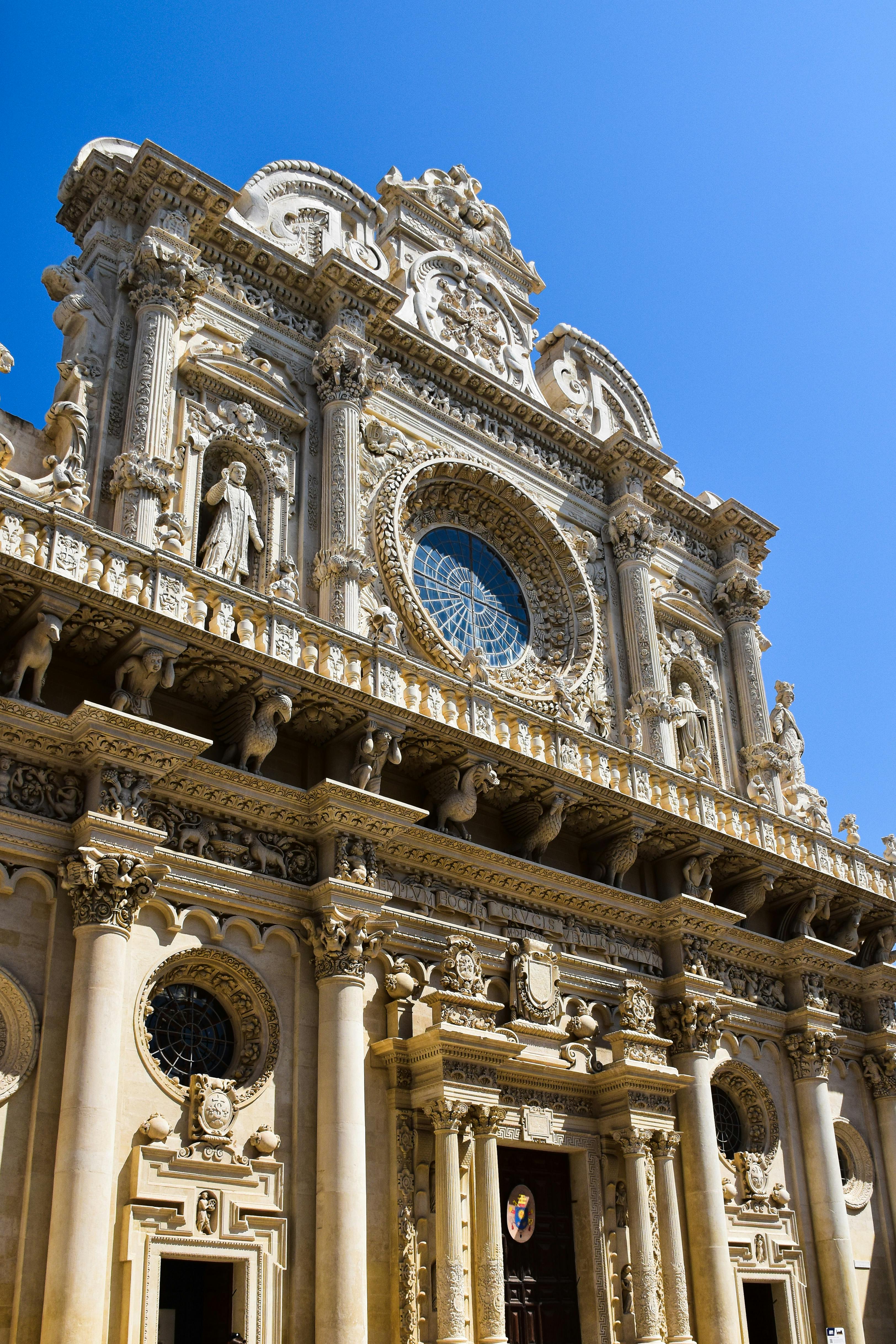 Baroque Architecture of Lecce Cathedral in Apulia · Free Stock Photo