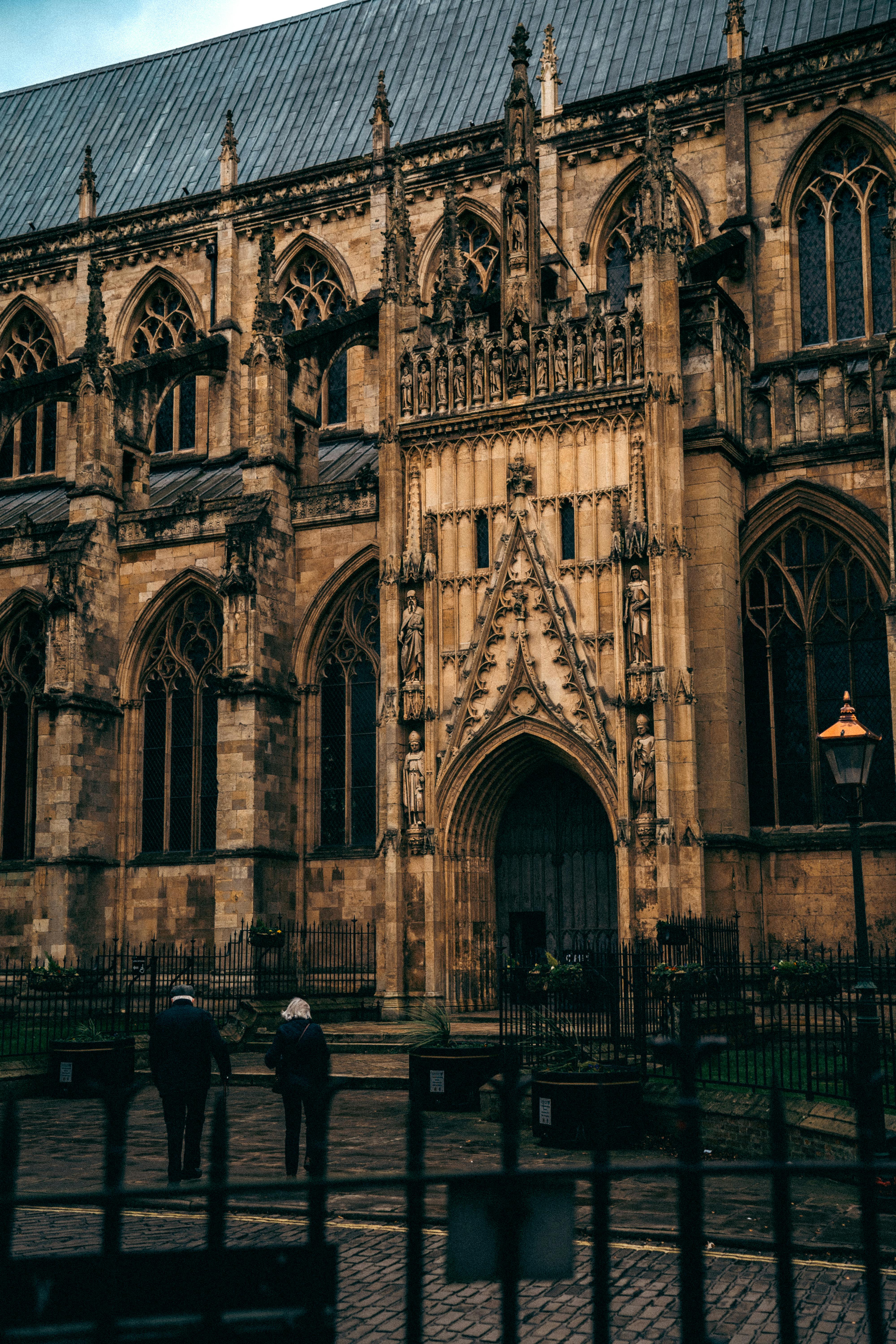 Gothic Cathedral Facade with Stonework Details · Free Stock Photo