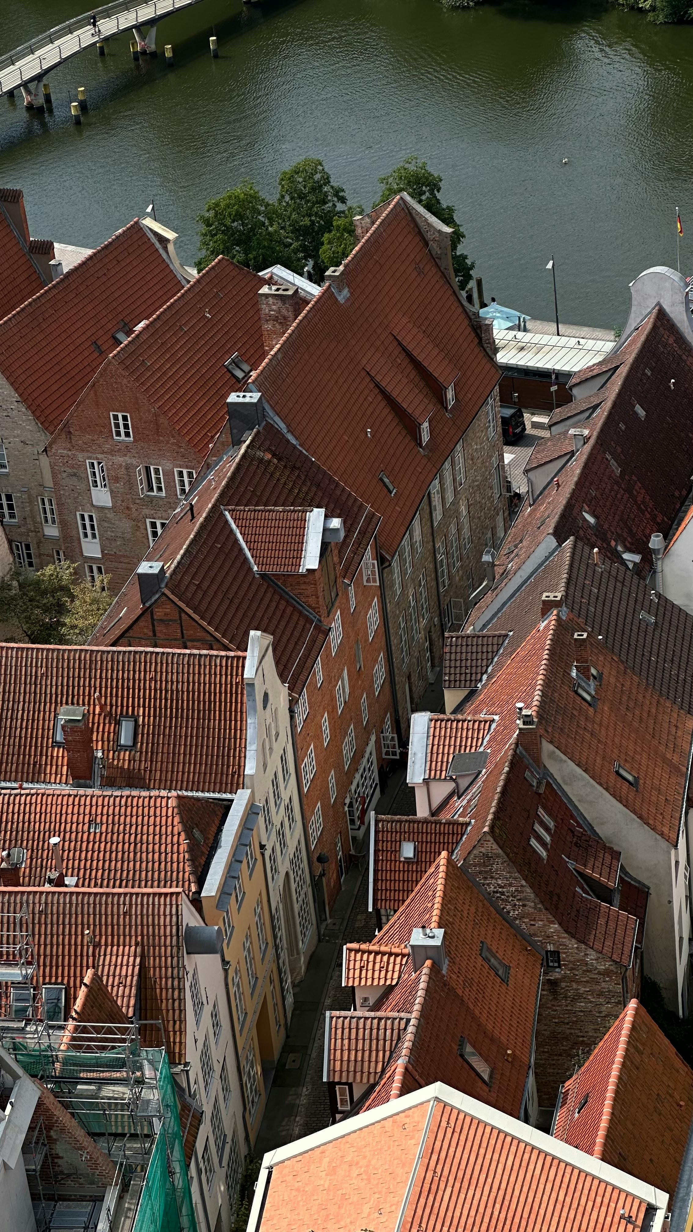 Aerial View of Historic European Rooftops · Free Stock Photo