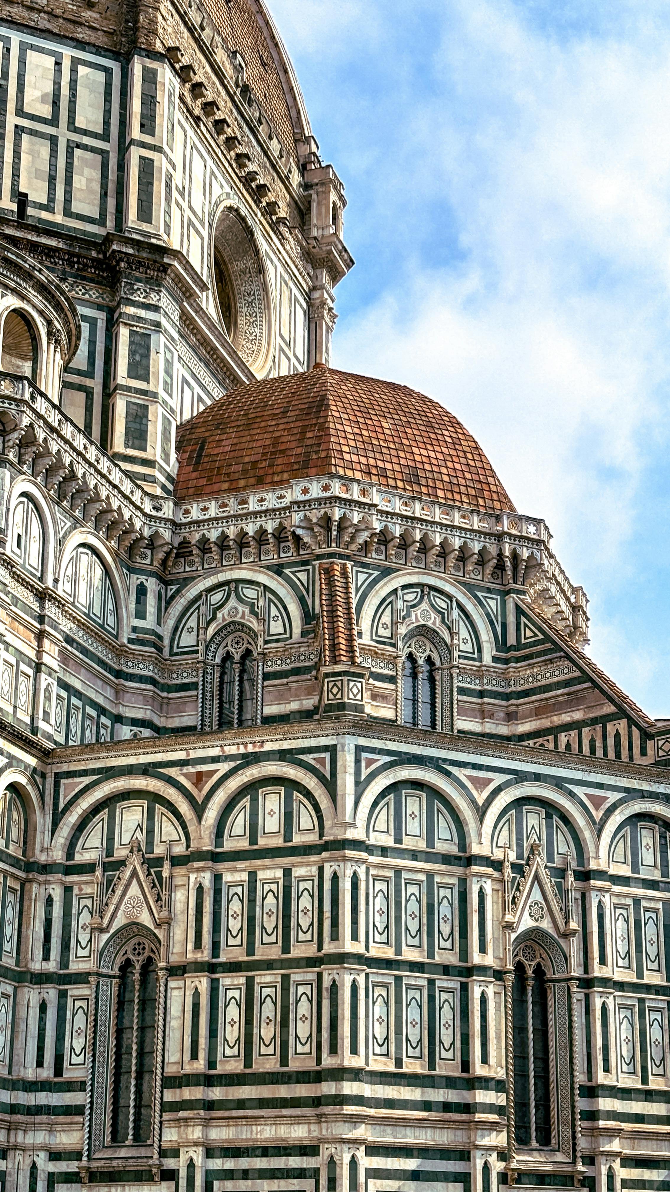 Florence Cathedral Dome Detail, Renaissance Architecture · Free Stock Photo