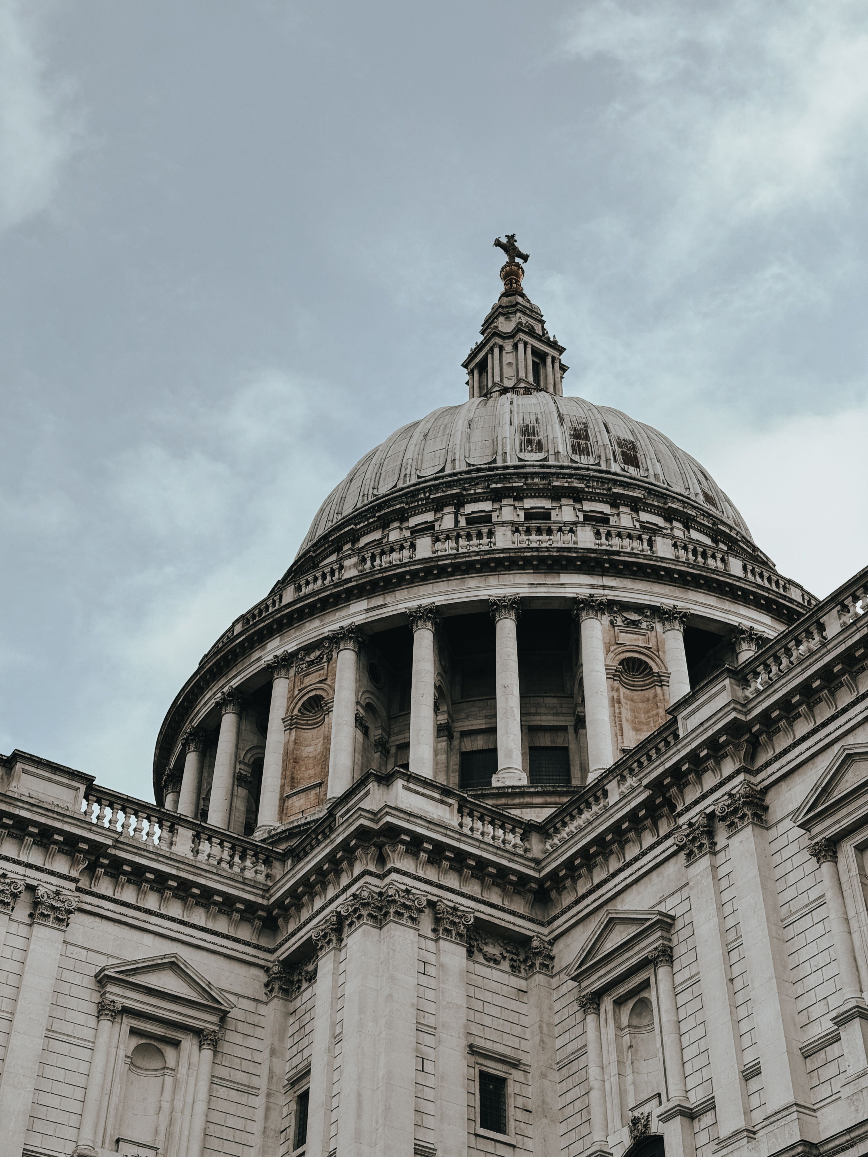 St. Paul's Cathedral Dome in London · Free Stock Photo