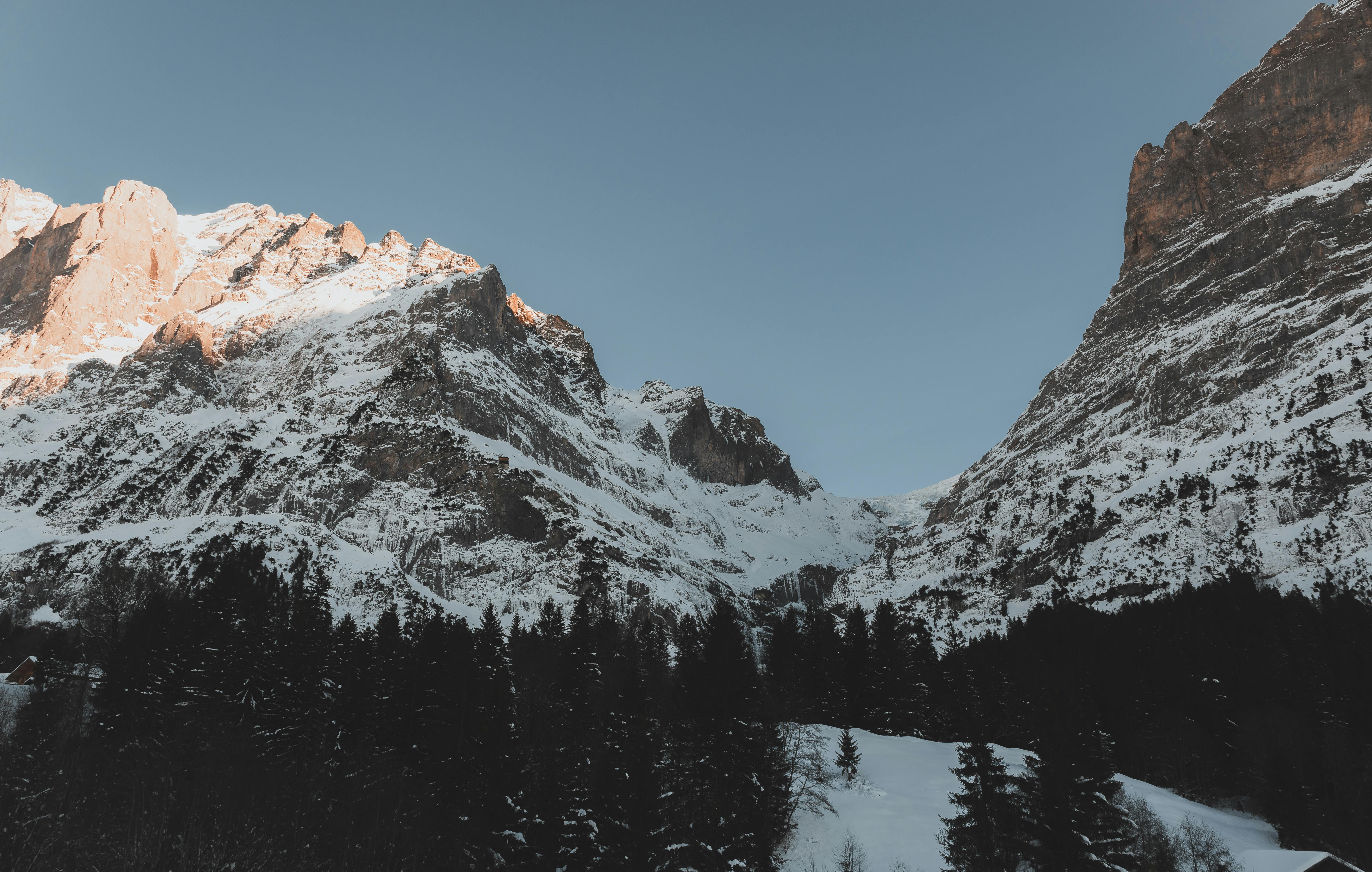 Sunset Snow Mountain Photos, Download The BEST Free Sunset Snow ...