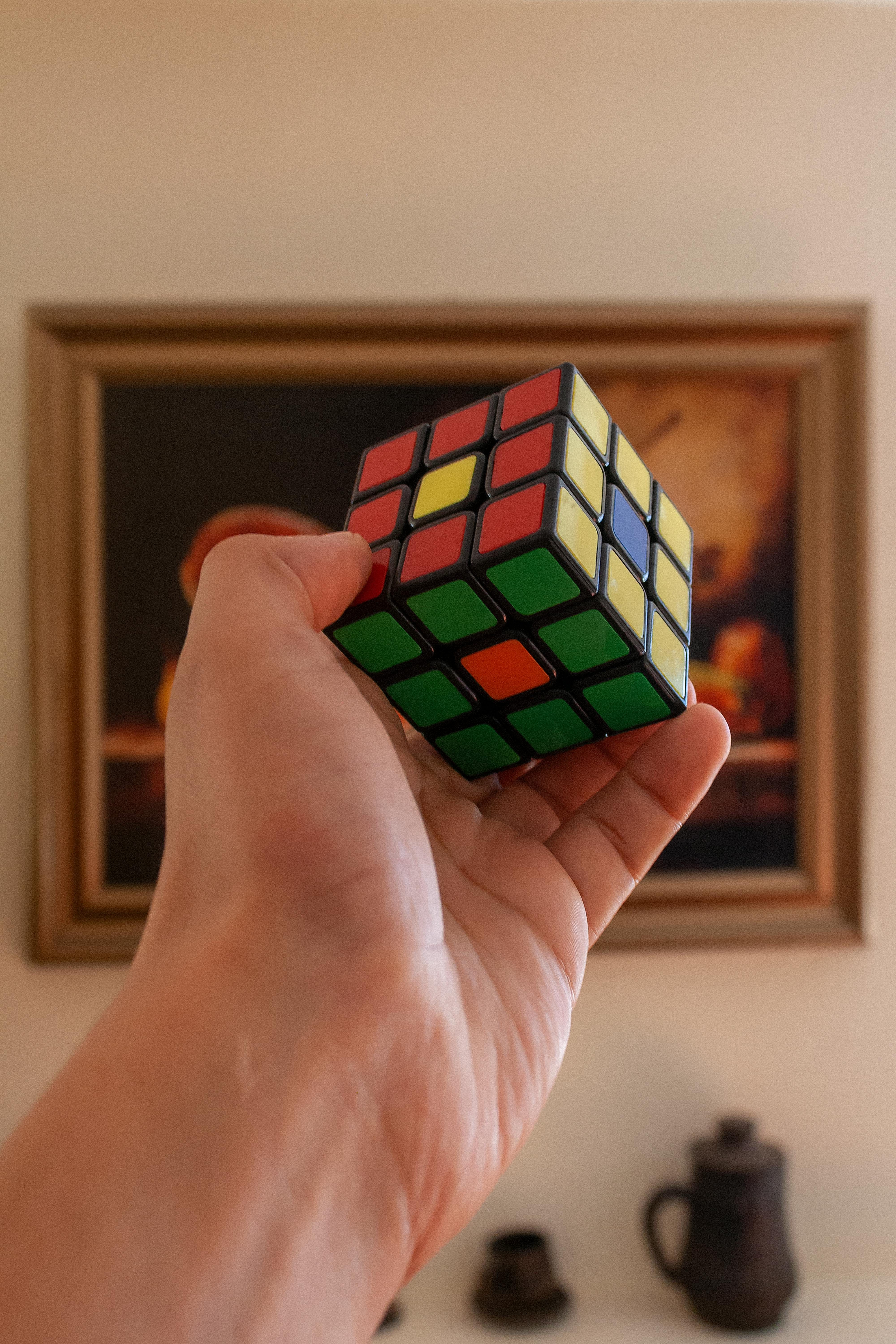 Rubik's Cube on Book · Free Stock Photo