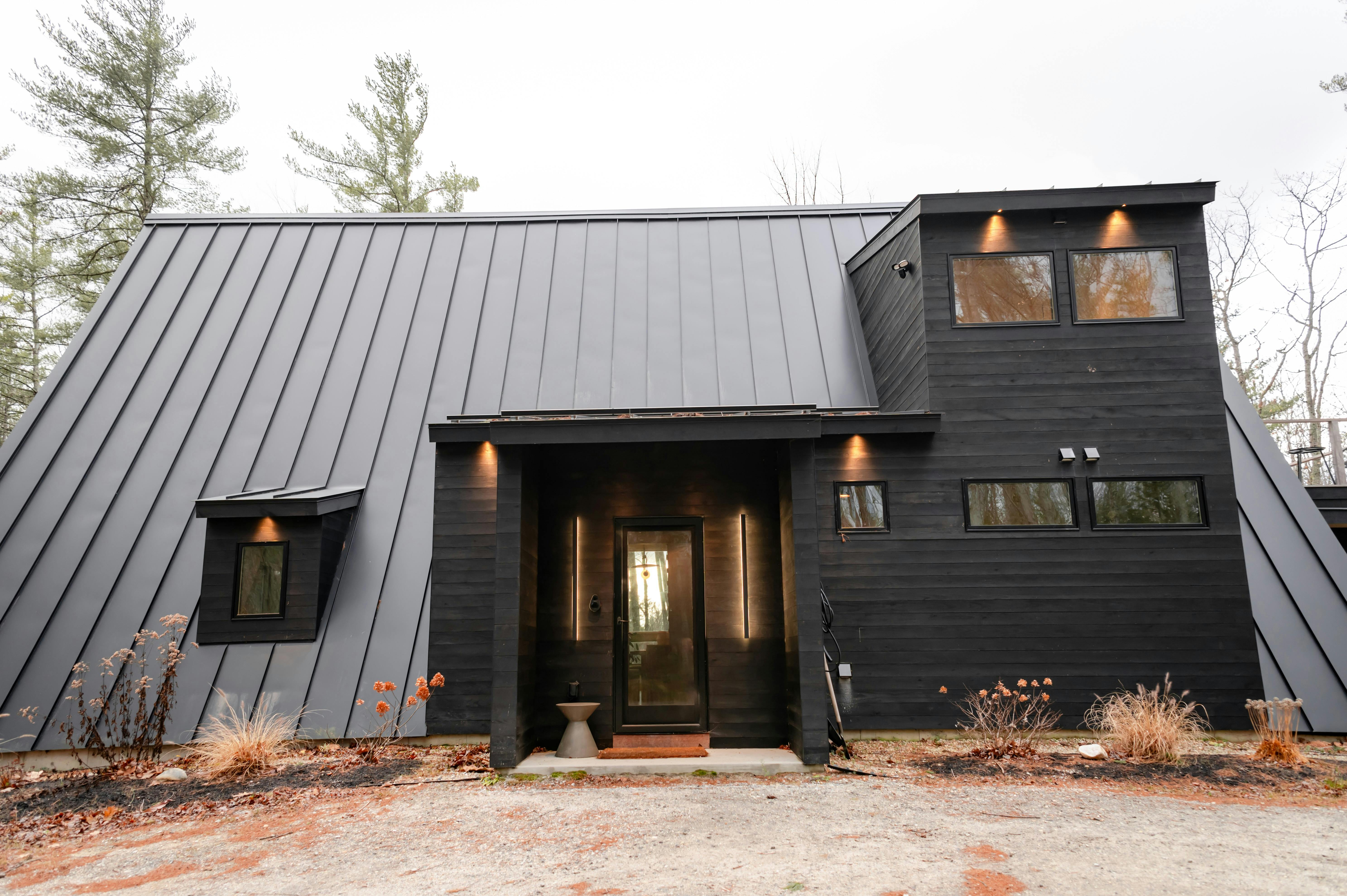 Modern A-Frame Cabin in Maine · Free Stock Photo