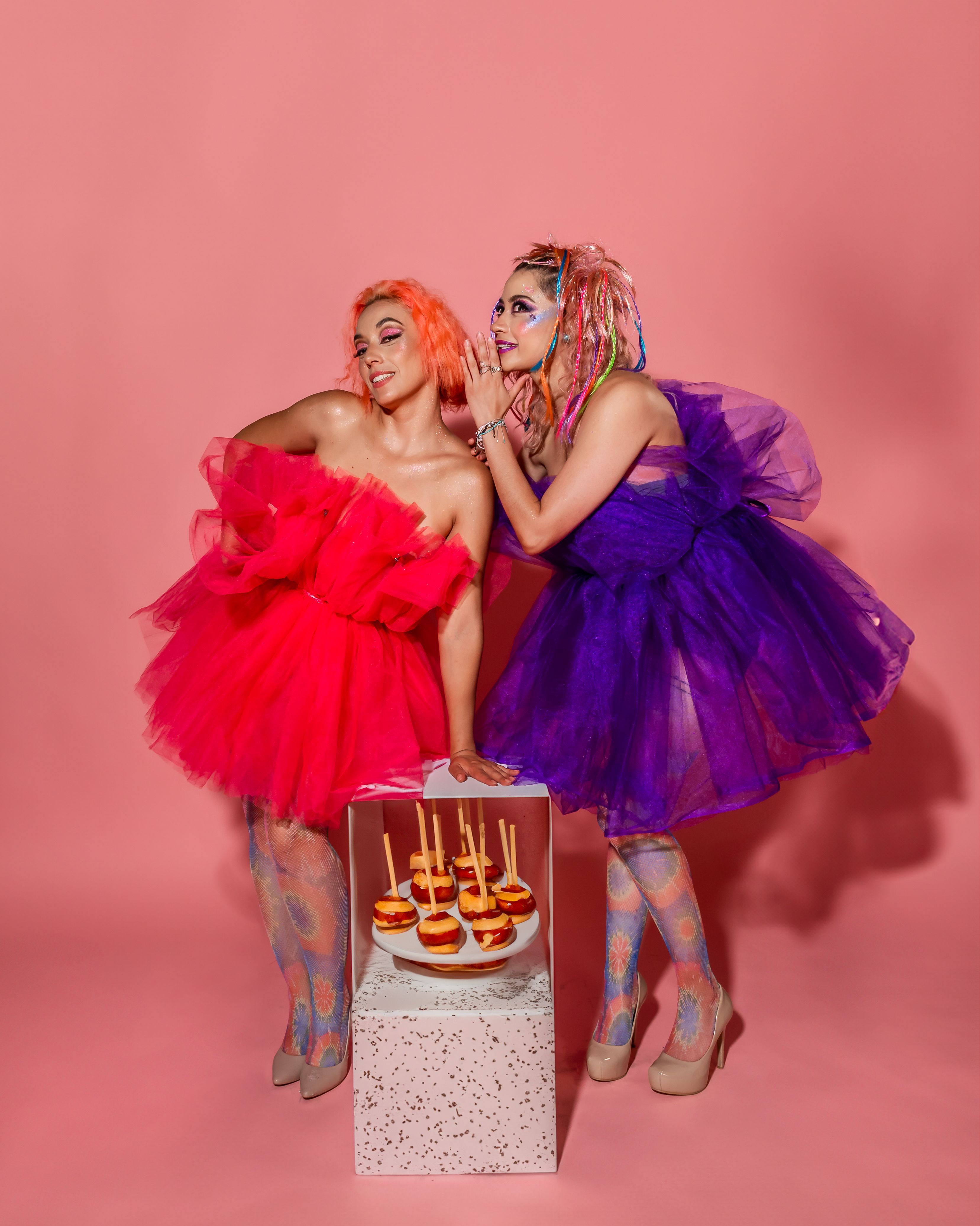 Colorful Fashion Photoshoot with Fun Atmosphere · Free Stock Photo