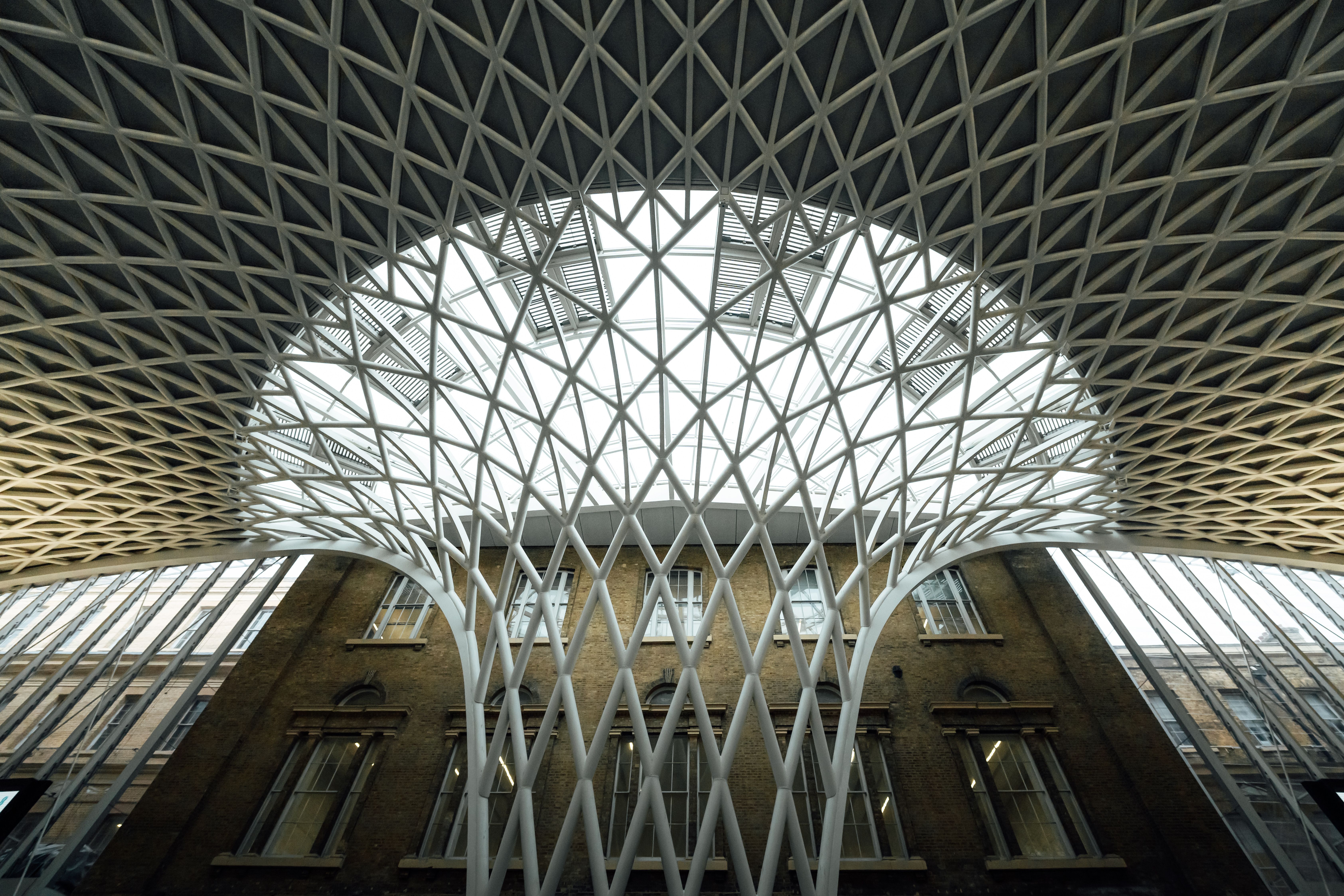 Modern Architectural Design of King's Cross Roof · Free Stock Photo