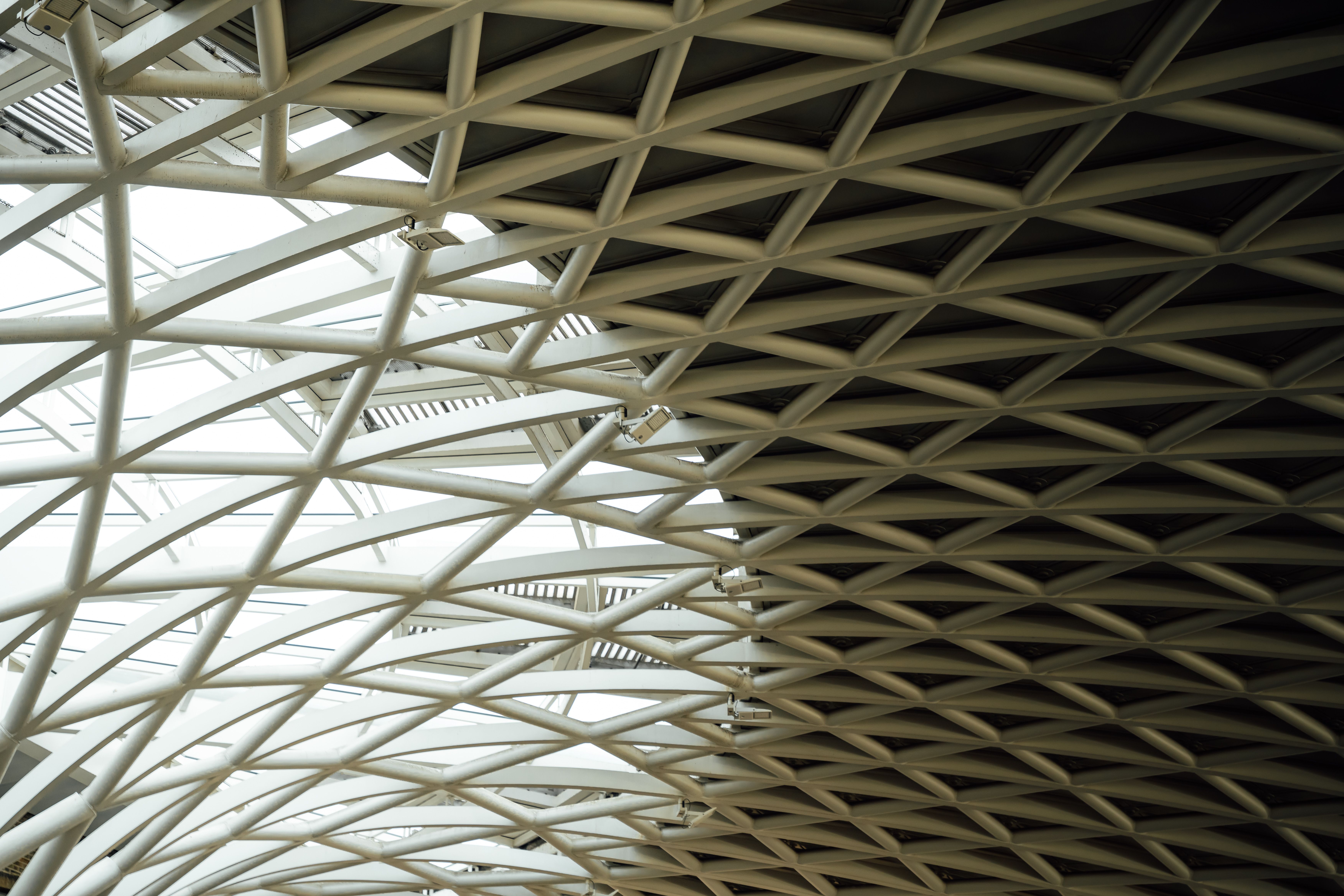 Modern Architectural Roof Structure in London · Free Stock Photo