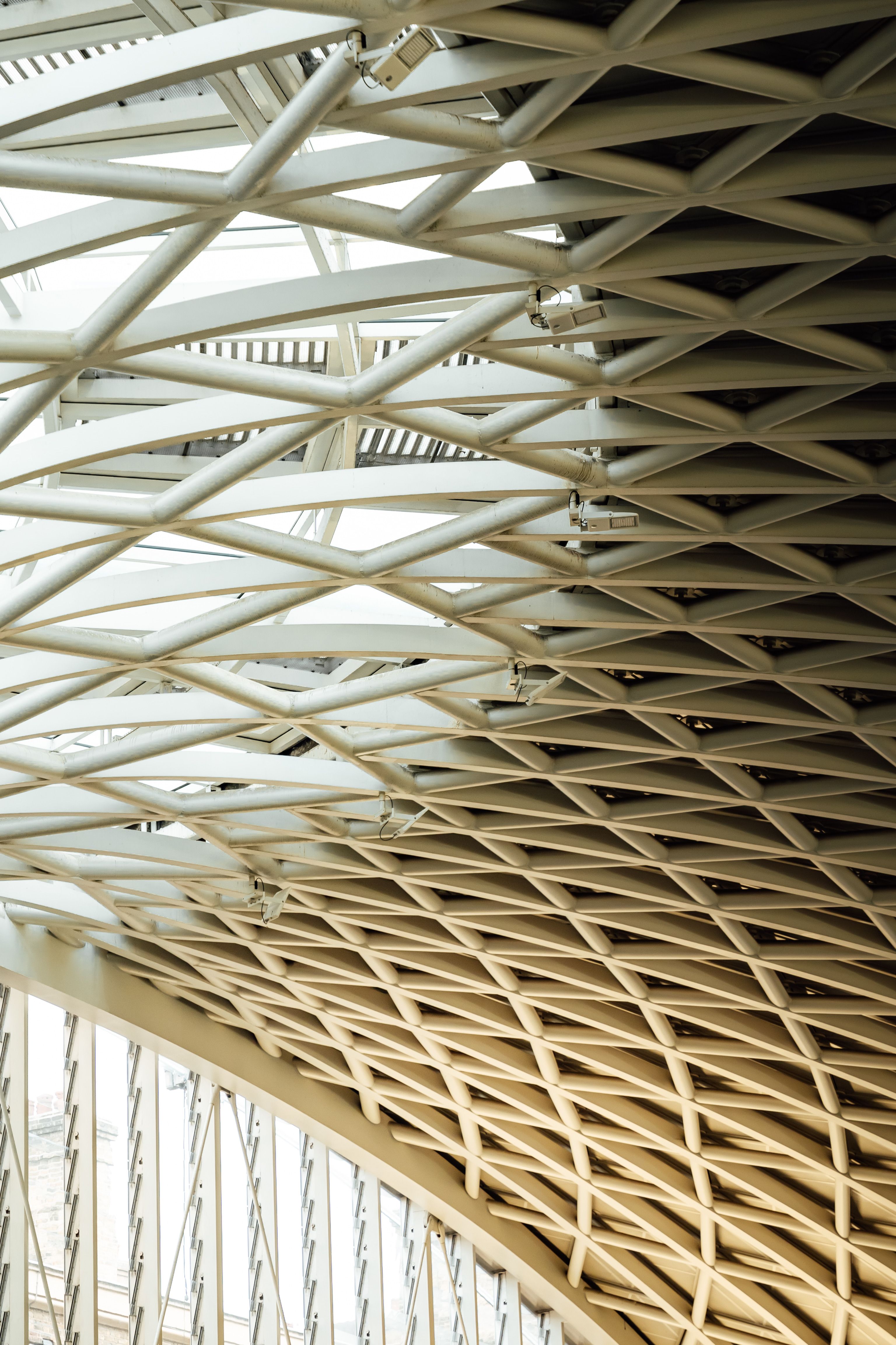 Stunning Modern Architectural Ceiling in London · Free Stock Photo