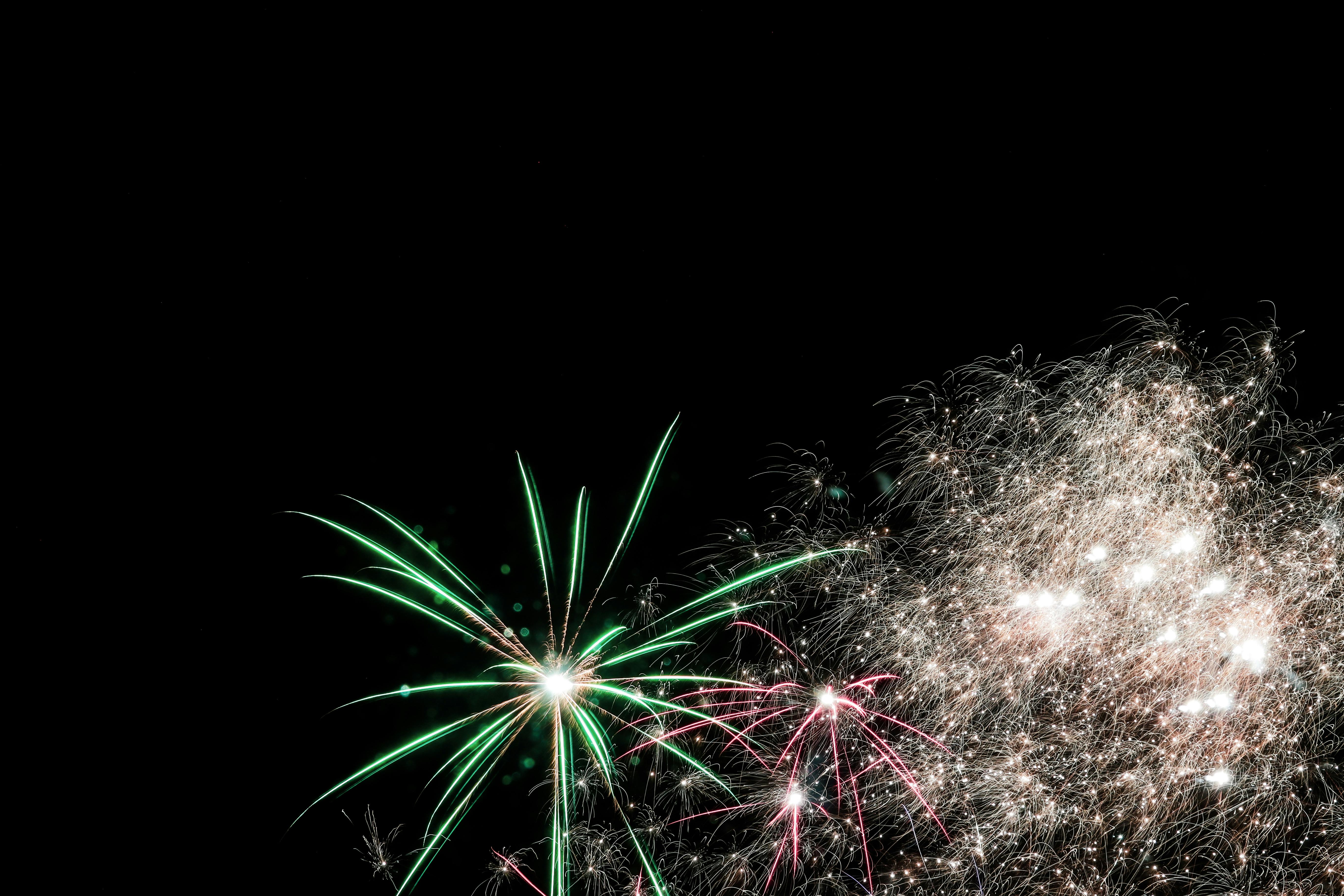 Vibrant Fireworks Display in Jönköping, Sweden · Free Stock Photo