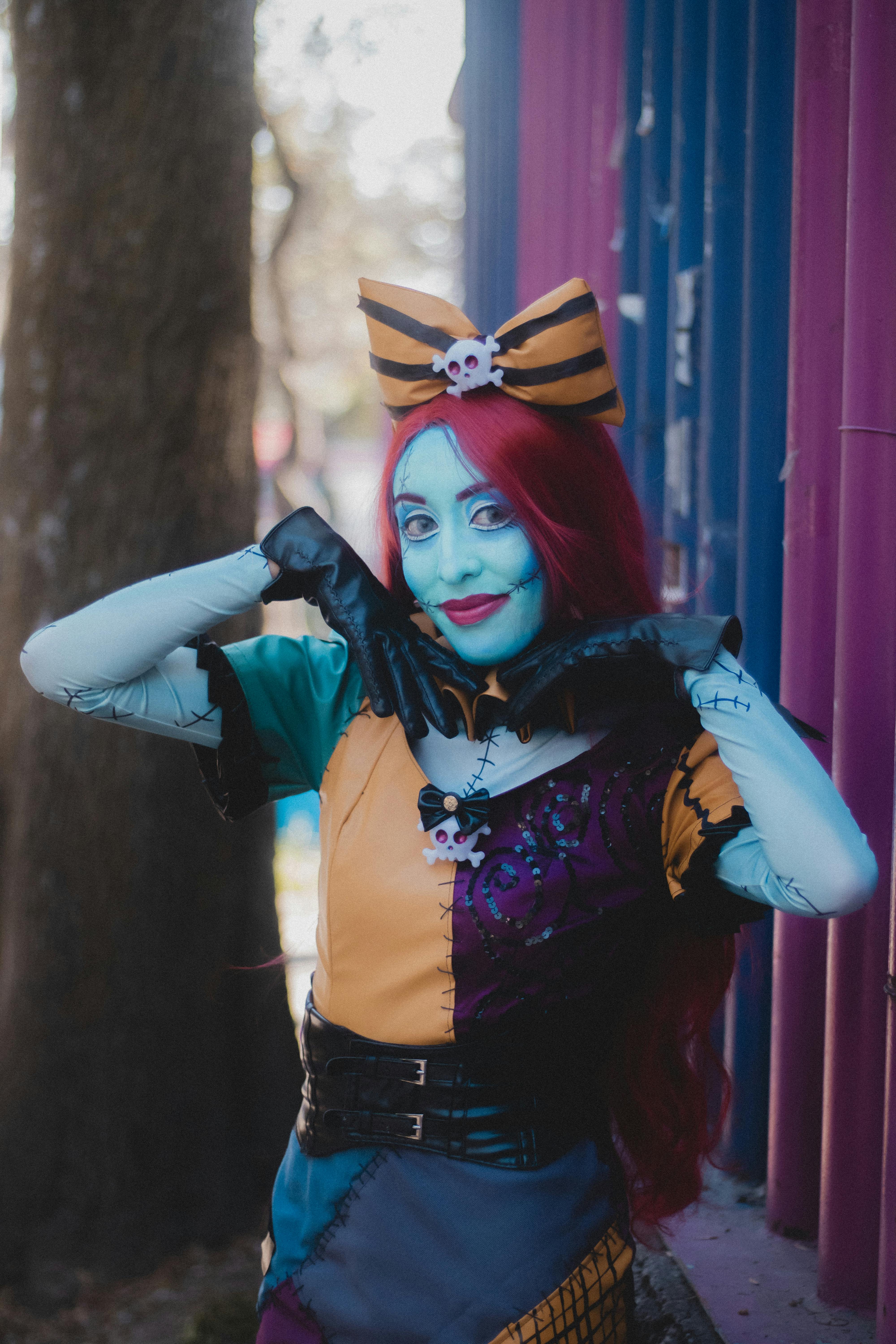 Colorful Cosplay Portrait in Urban Setting · Free Stock Photo
