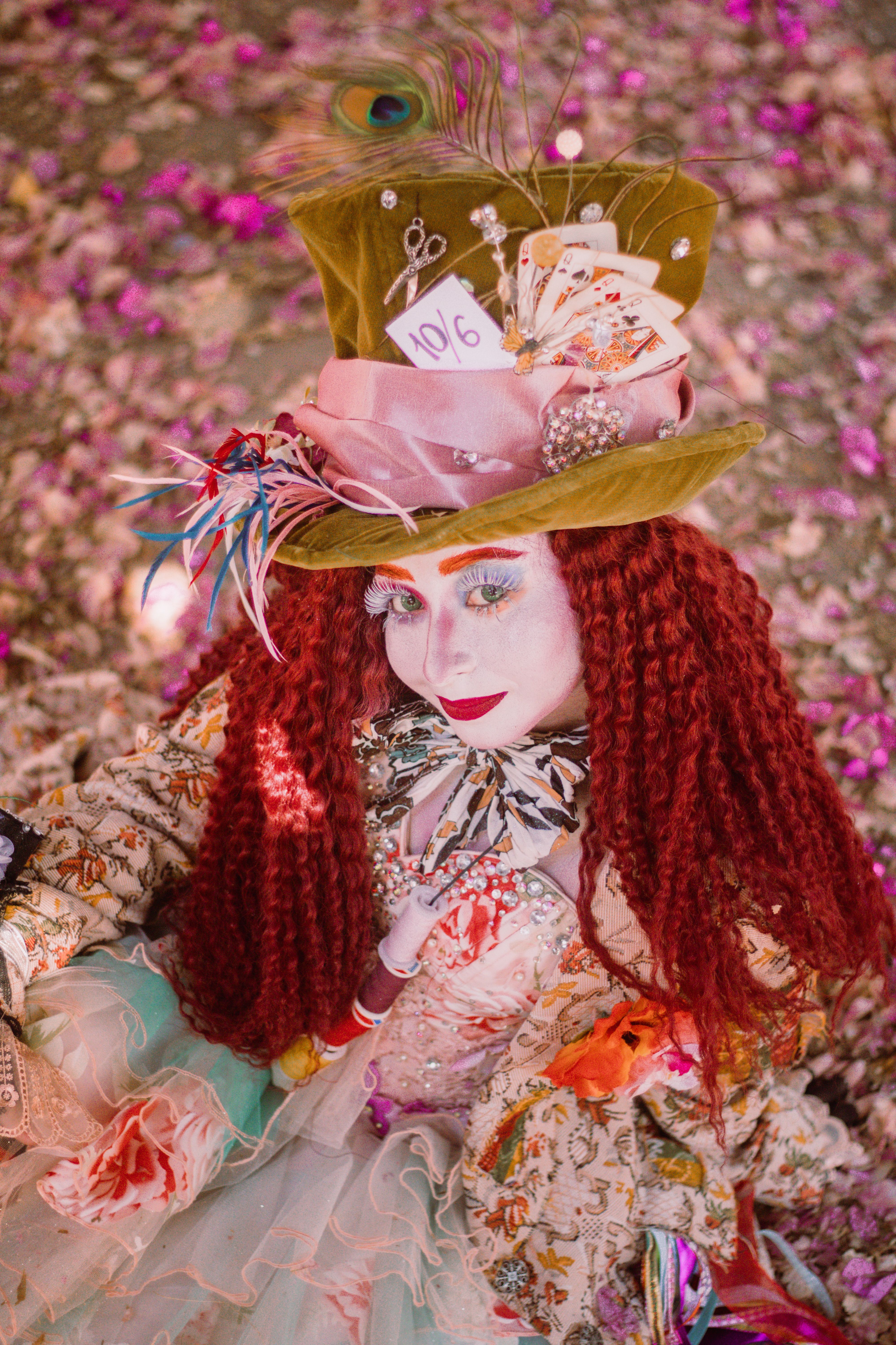 Whimsical Mad Hatter Character Portrait · Free Stock Photo