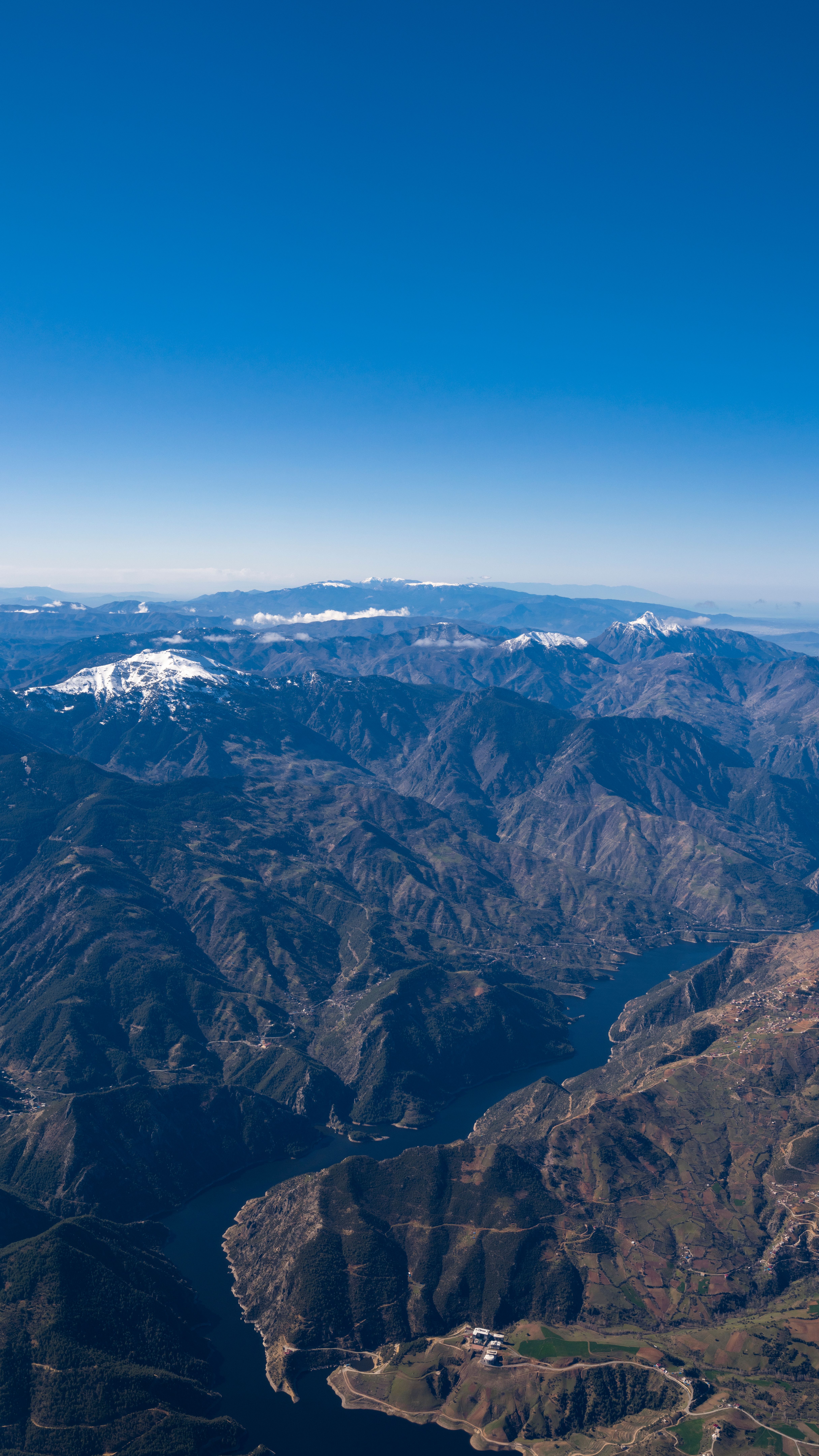 Stunning Aerial View of Turkish Mountains · Free Stock Photo