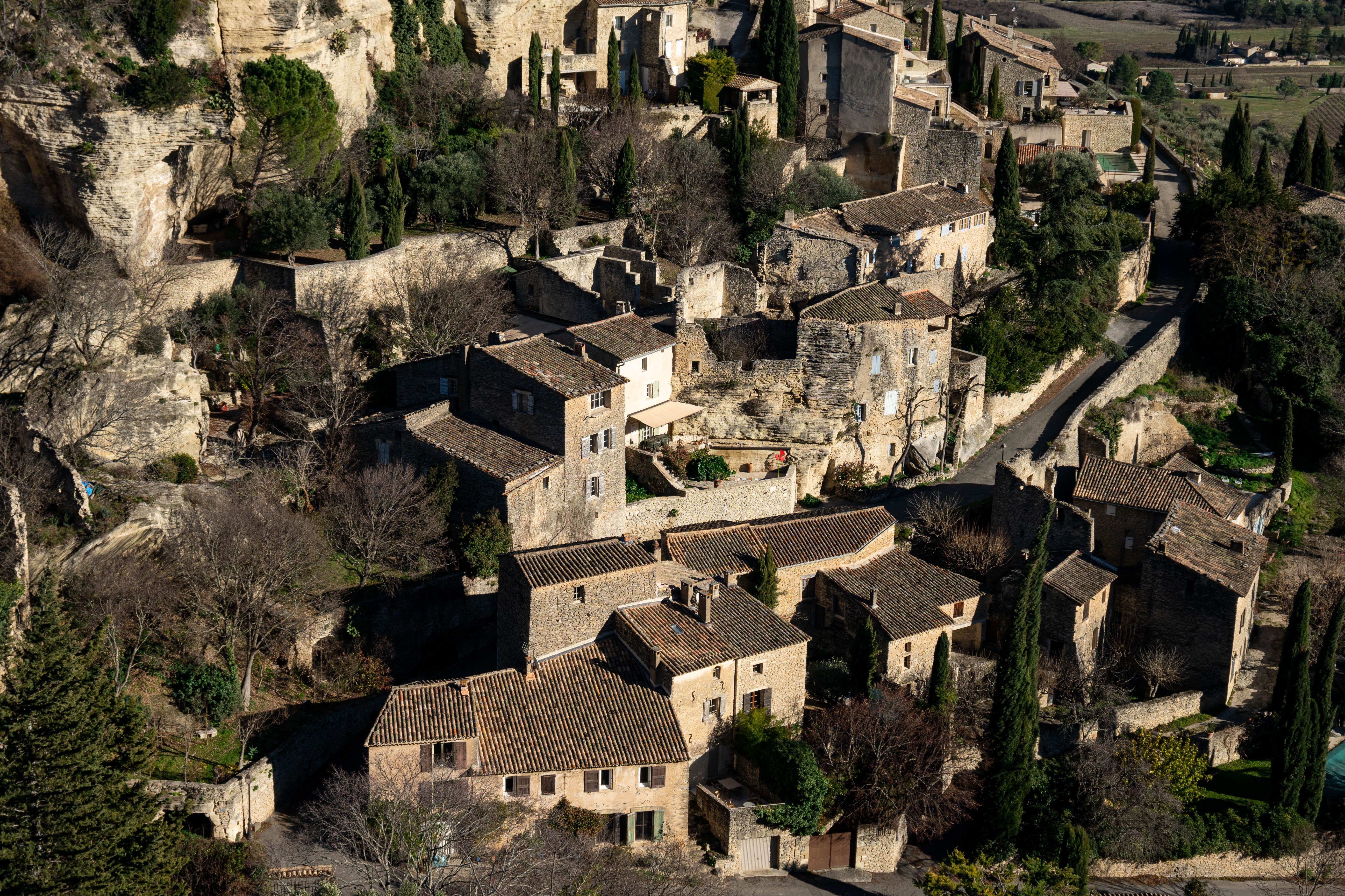 Aerial View of Gordes Village in Provence, France · Free Stock Photo