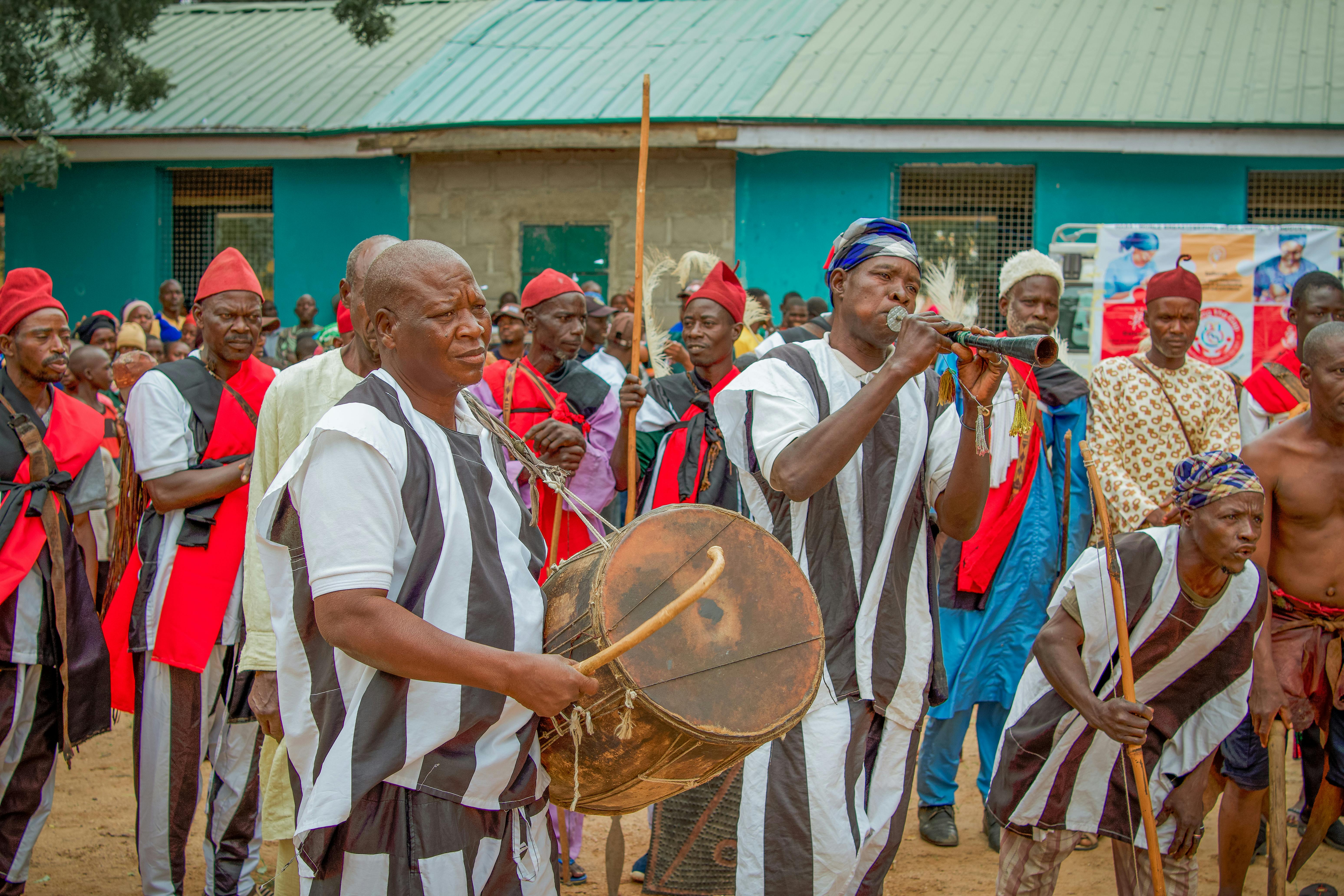 Vibrant Traditional African Music Performance in Maiduguri · Free Stock ...