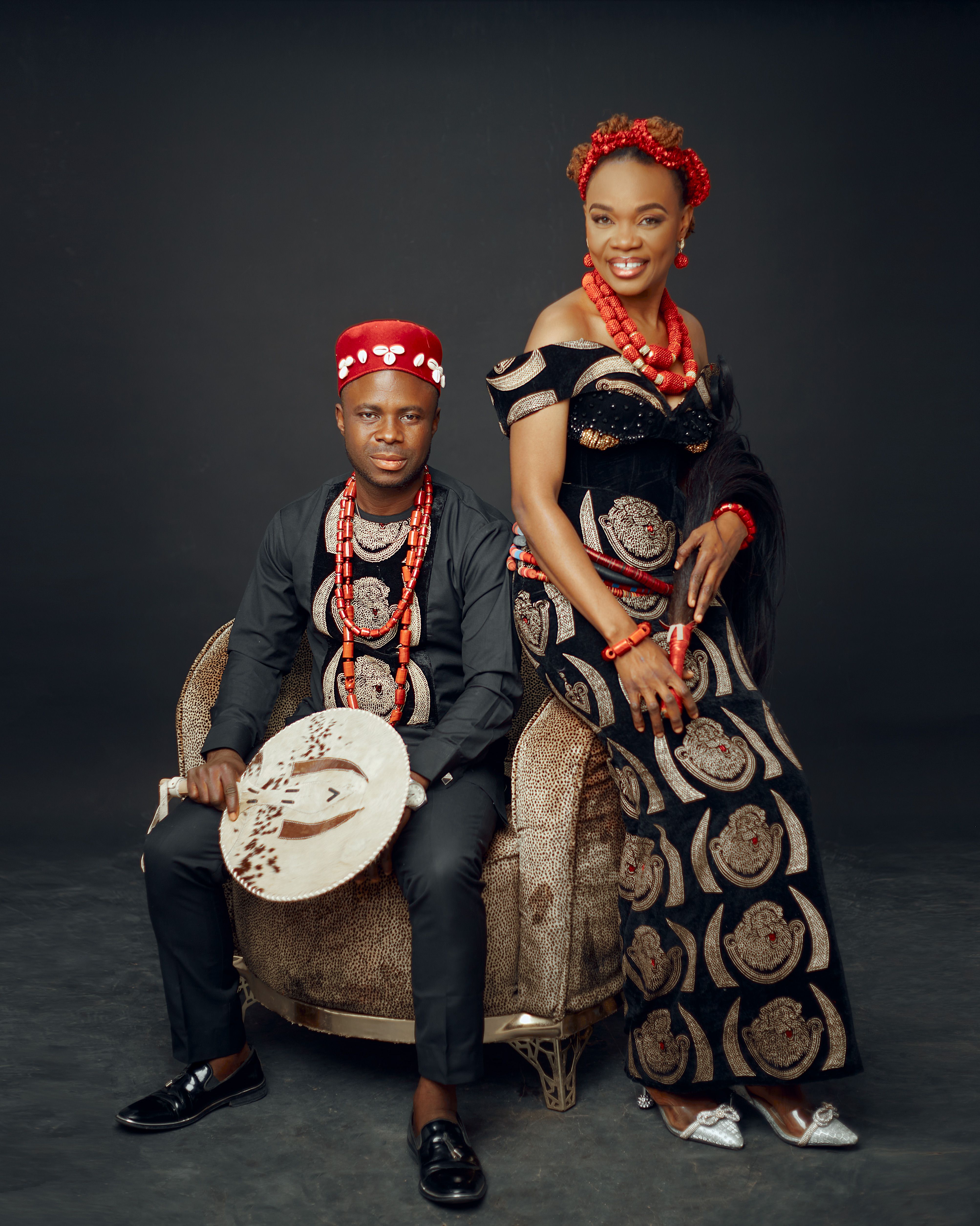 Traditional African Attire with Regal Style Displayed · Free Stock Photo
