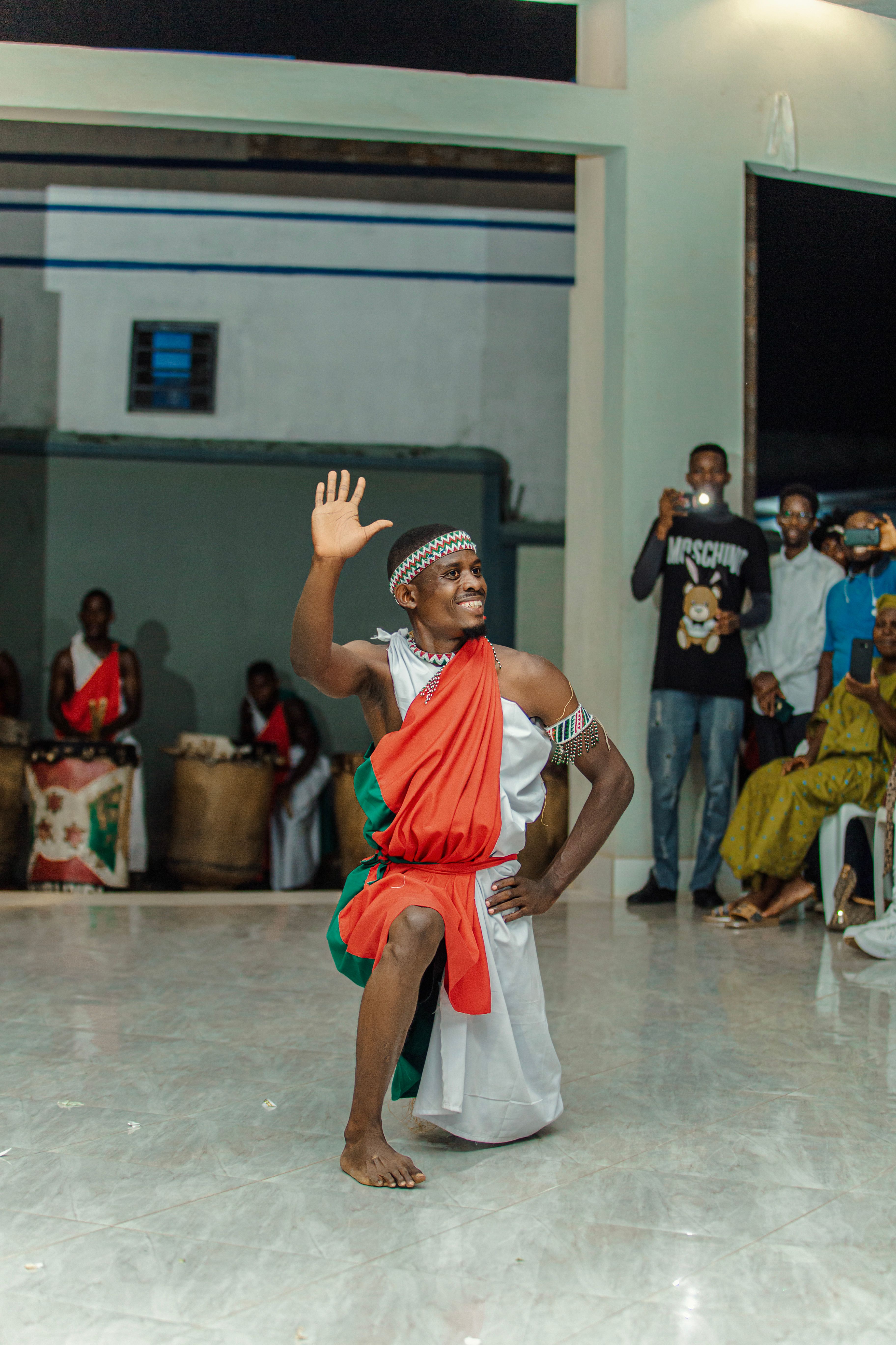 Traditional Dance Performance in Cultural Attire · Free Stock Photo
