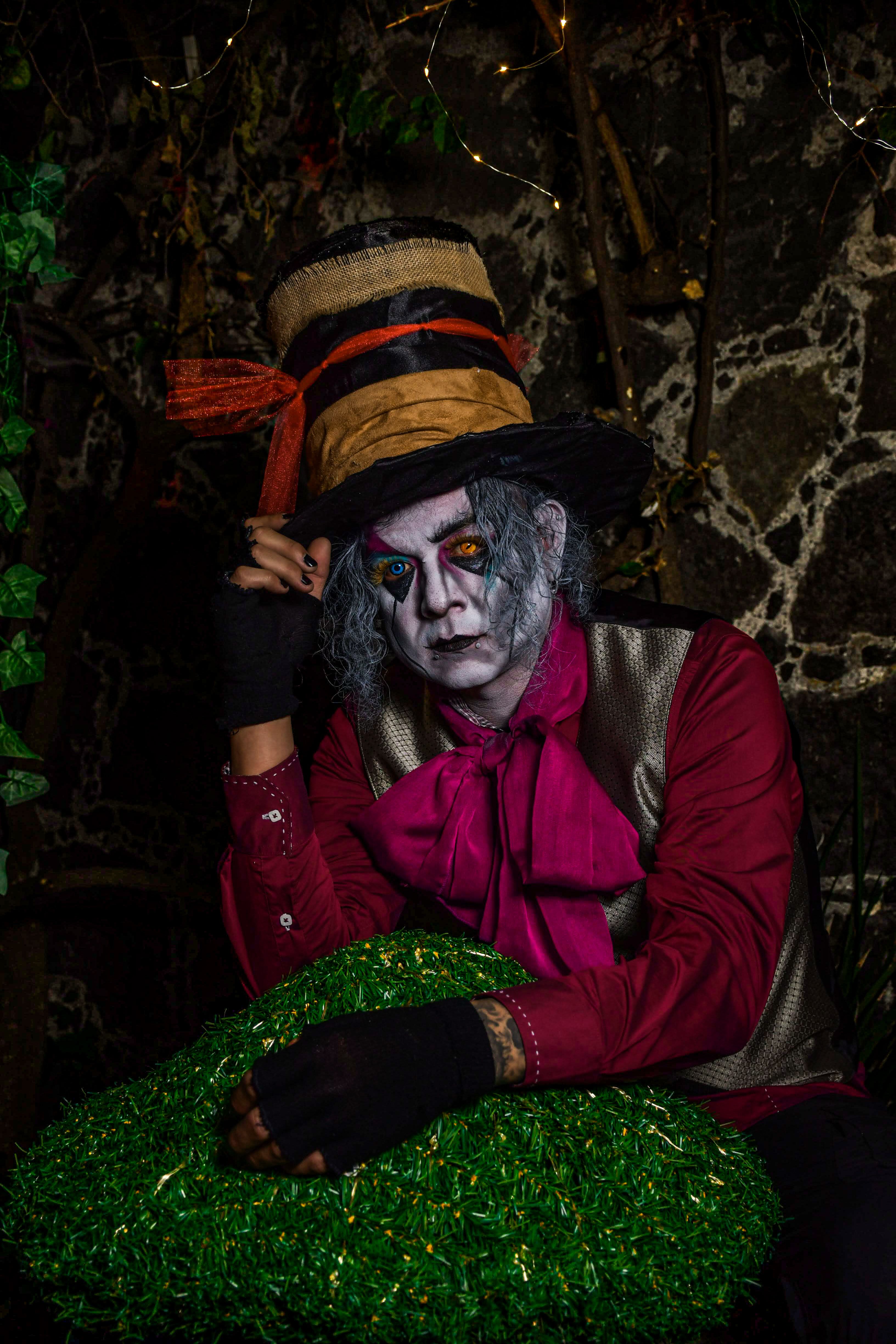 Colorful Mad Hatter Costume Portrait · Free Stock Photo